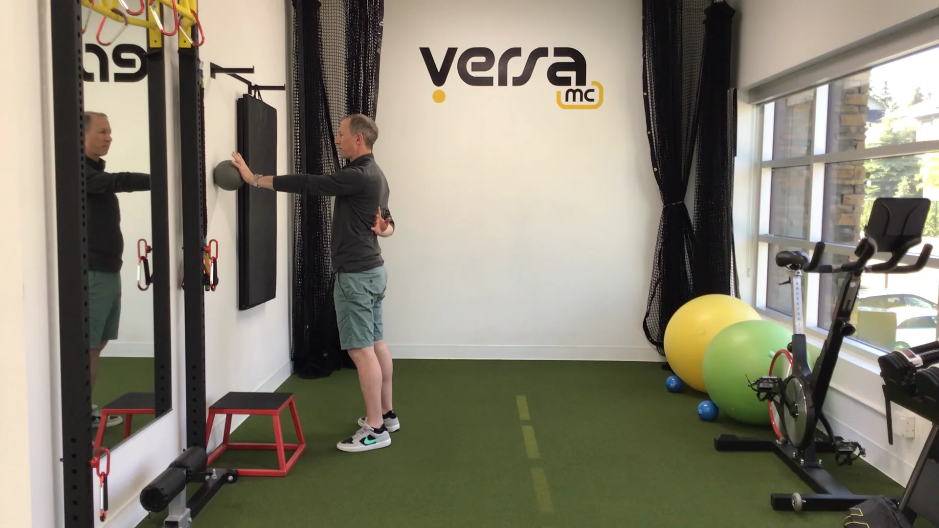 Ball on wall shoulder alphabet on Vimeo