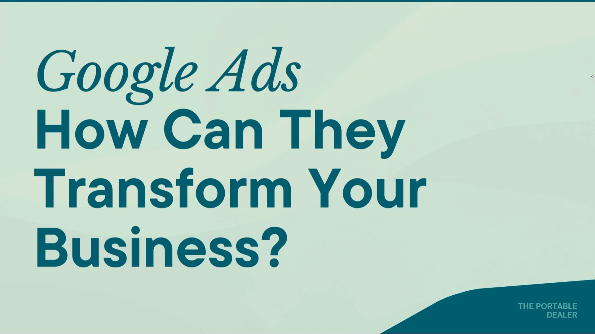 Google Ads Breakdown on Vimeo