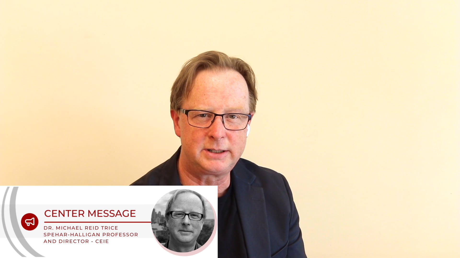 Message from Dr. Michael Reid Trice (June 2023) on Vimeo