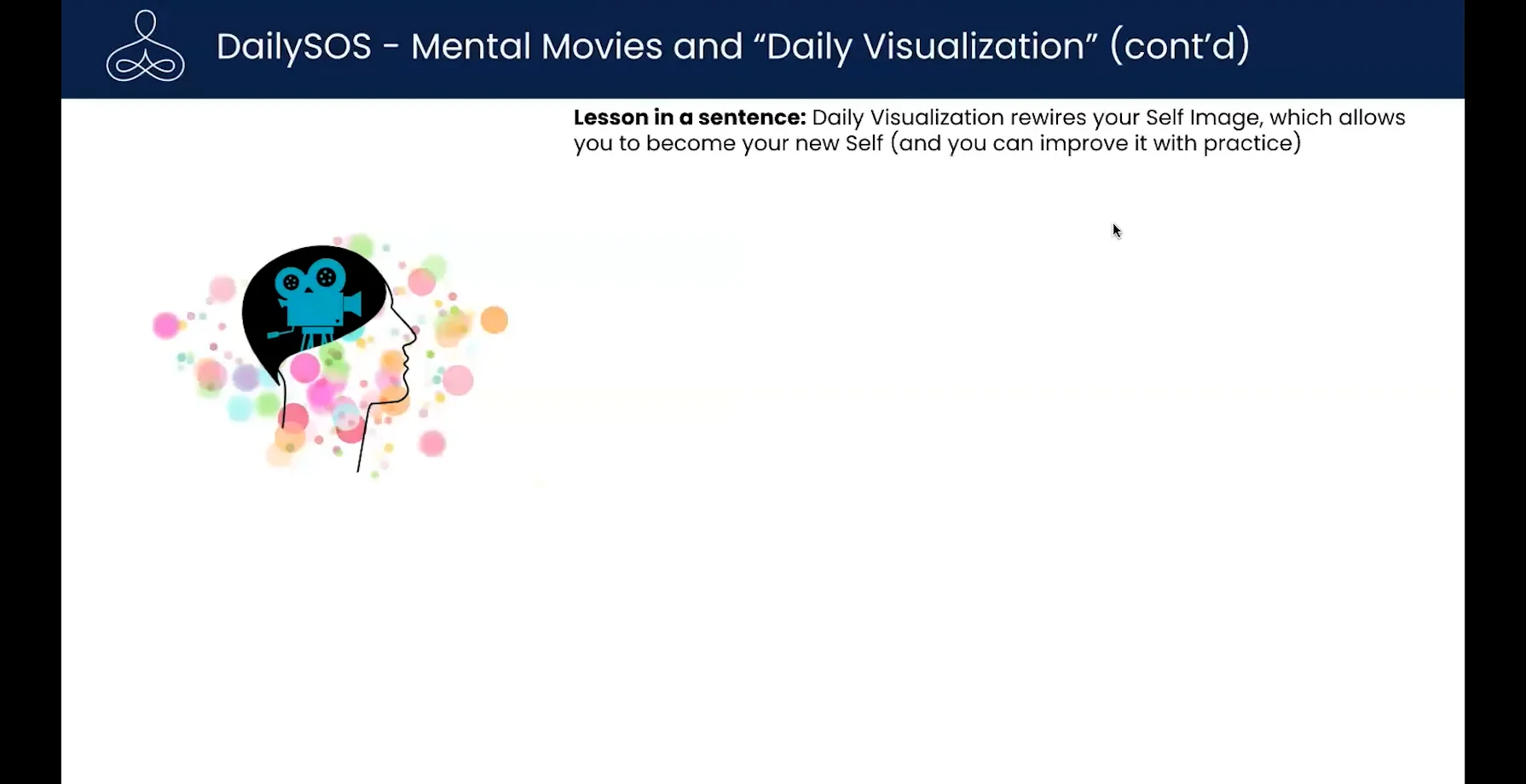 Mental Movies and Daily Visualization - Lesson - Member Huddle - 06/08 ...