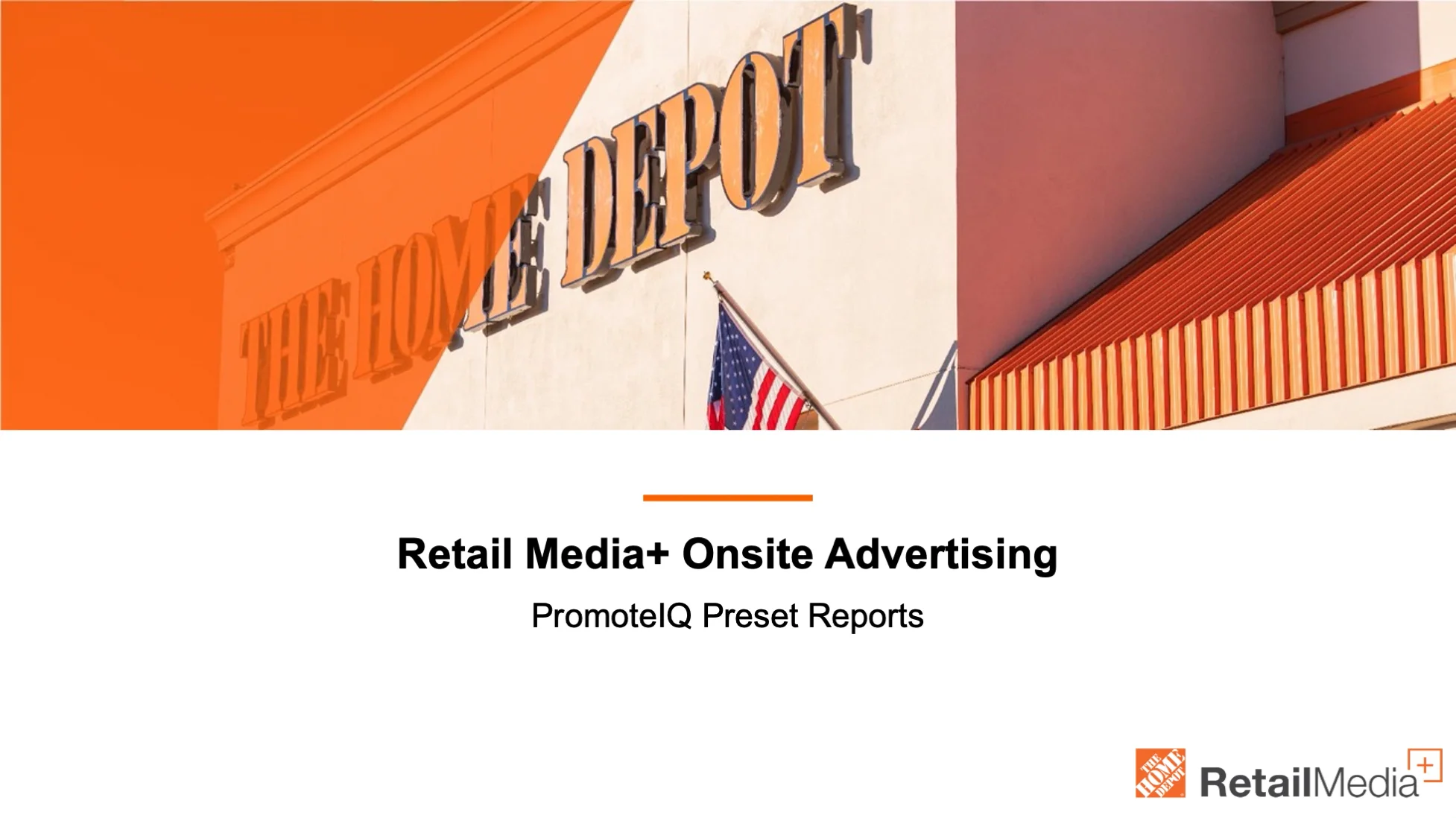 Retail Media+ Onsite Advertising Training - Preset Reports in PromoteIQ ...