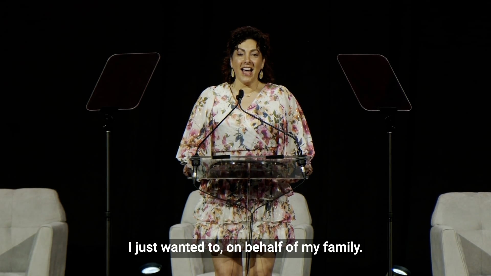 Jamie Valvano - 30th Anniversary Gala with captions