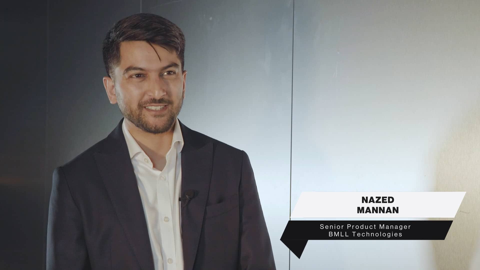 BMLL - Nazed Mannan speaks with Fintech Finance News at FIX Nordic ...