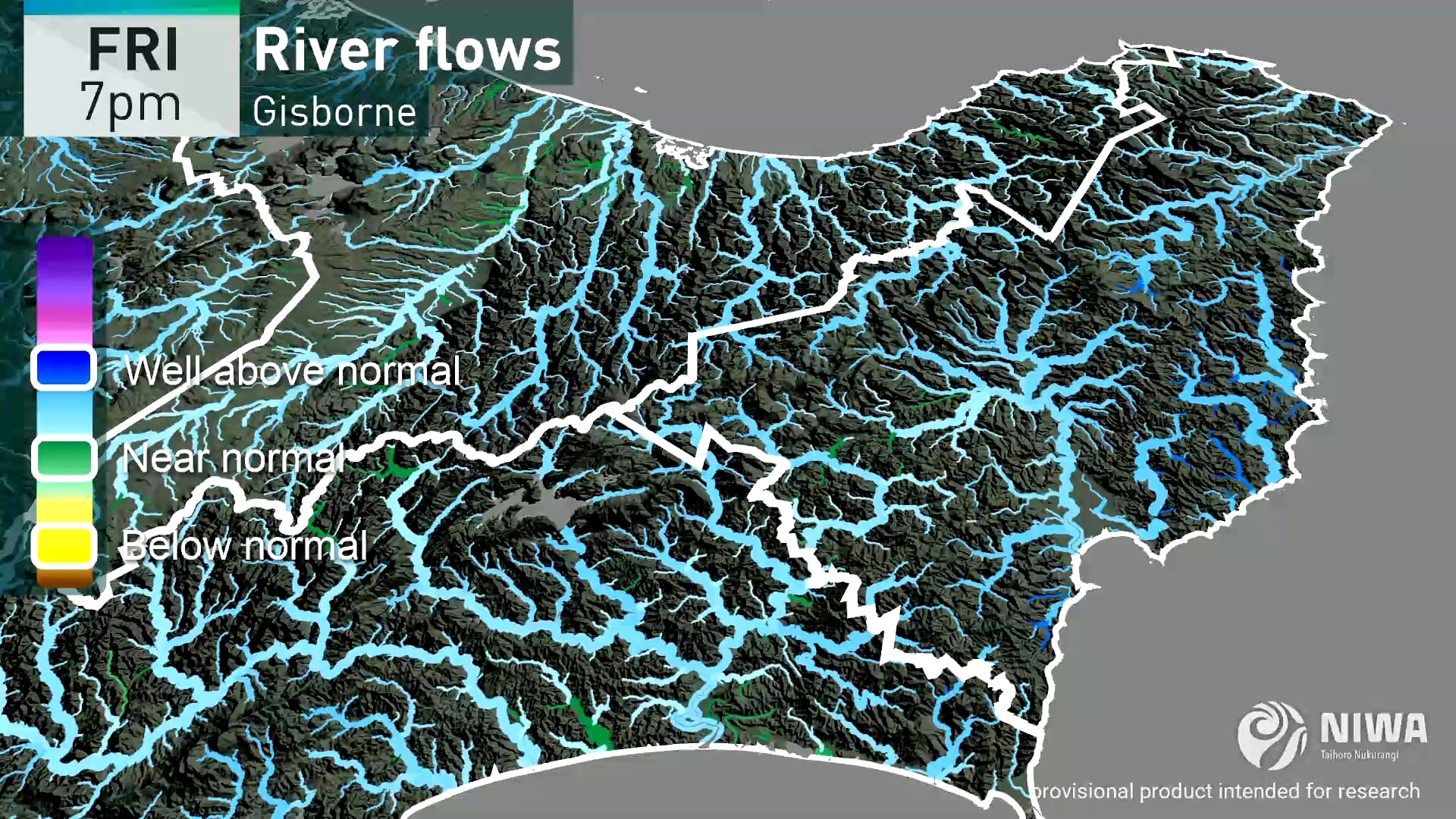 Latest river flow forecast on Vimeo