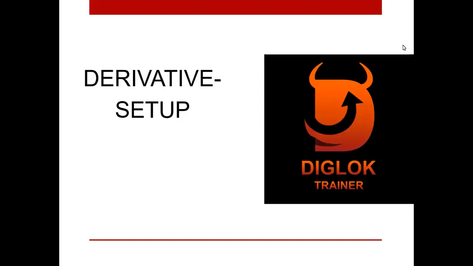 DERIVATIVE SETUP - GREEKS