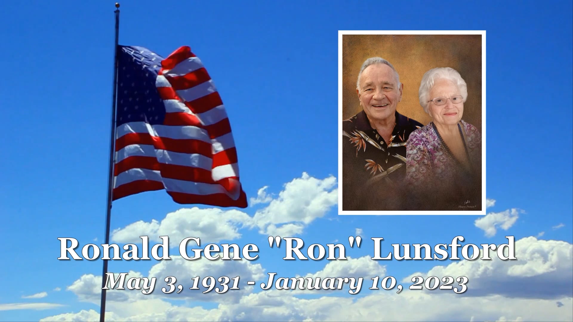 Ronald Gene "Ron" Lunsford - Morgan & Nay Ronald Lunsford on Vimeo