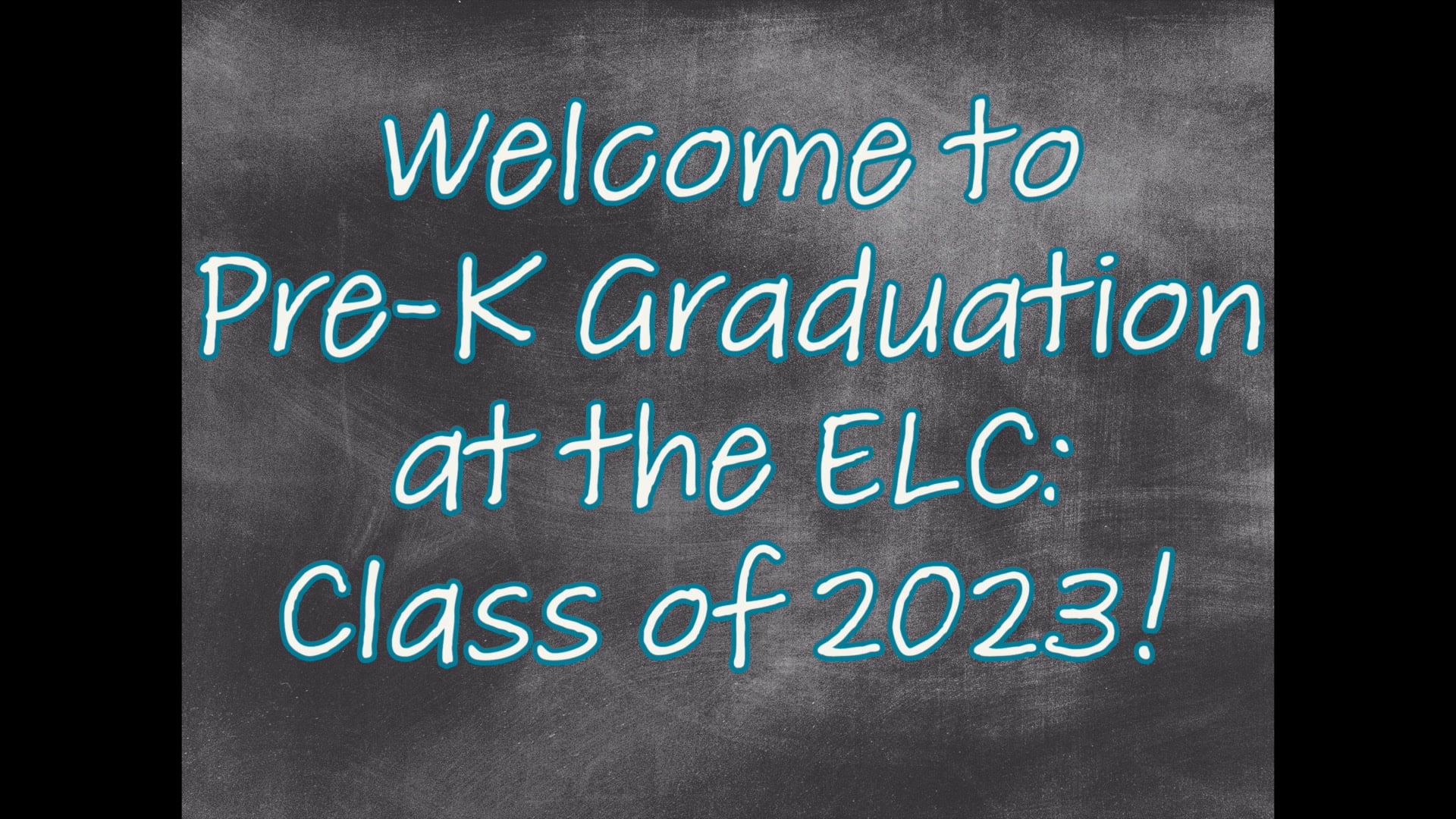 2022-2023 Pre-K Graduation Video