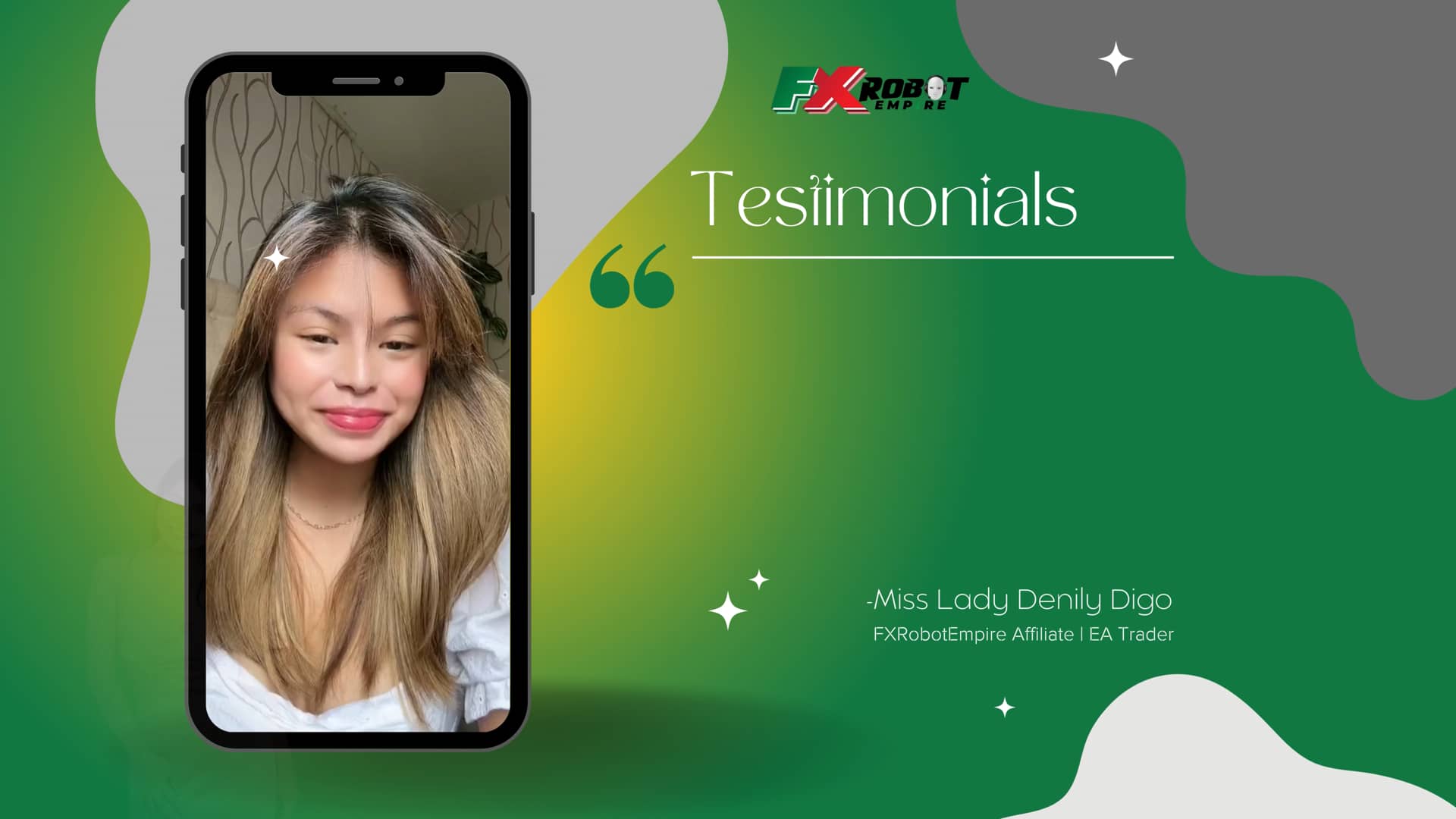 Miss Lady Denily Digo FXRobotEmpire Affiliate EA Trader on Vimeo