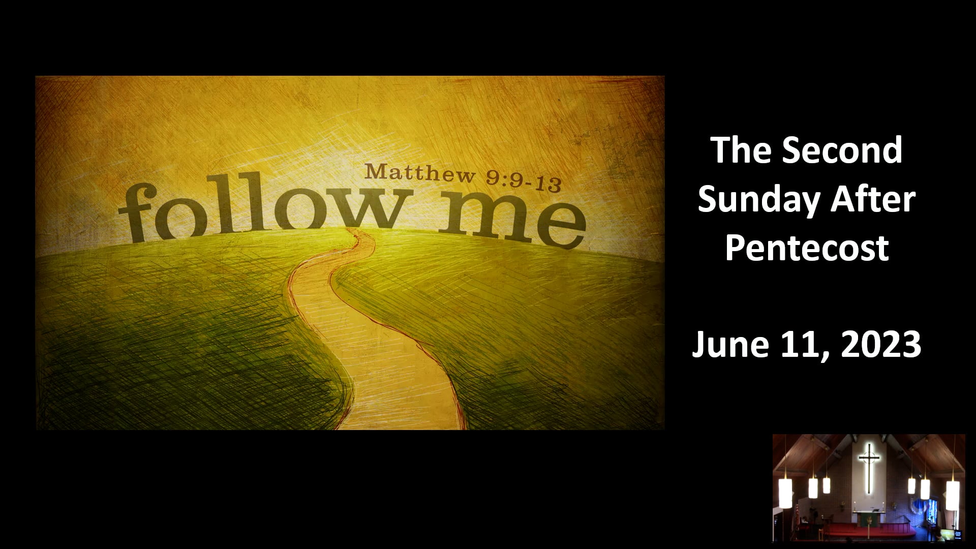 The Second Sunday after Pentecost 2023 on Vimeo