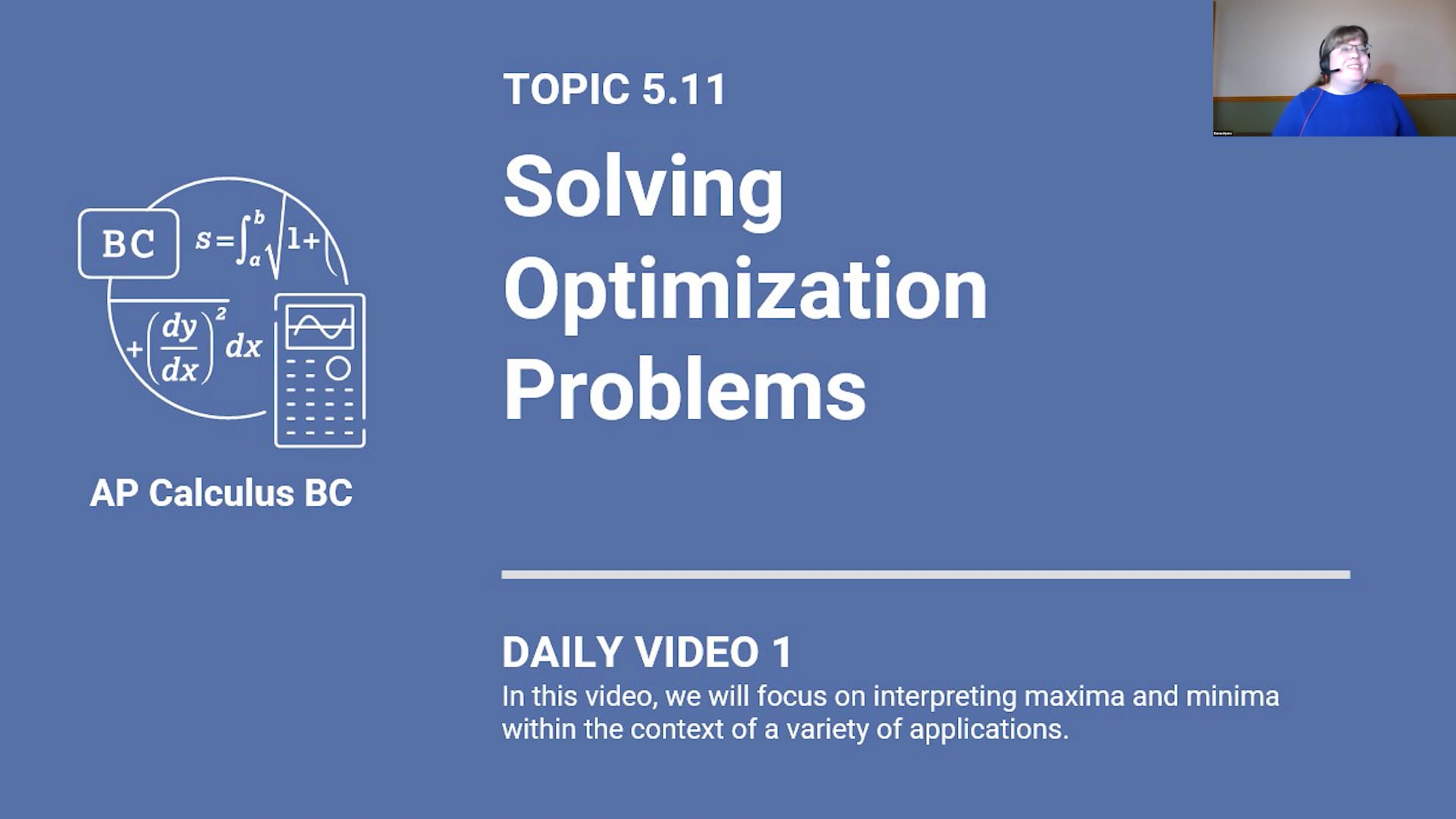 AP Calculus BC Unit 5_11_1 on Vimeo