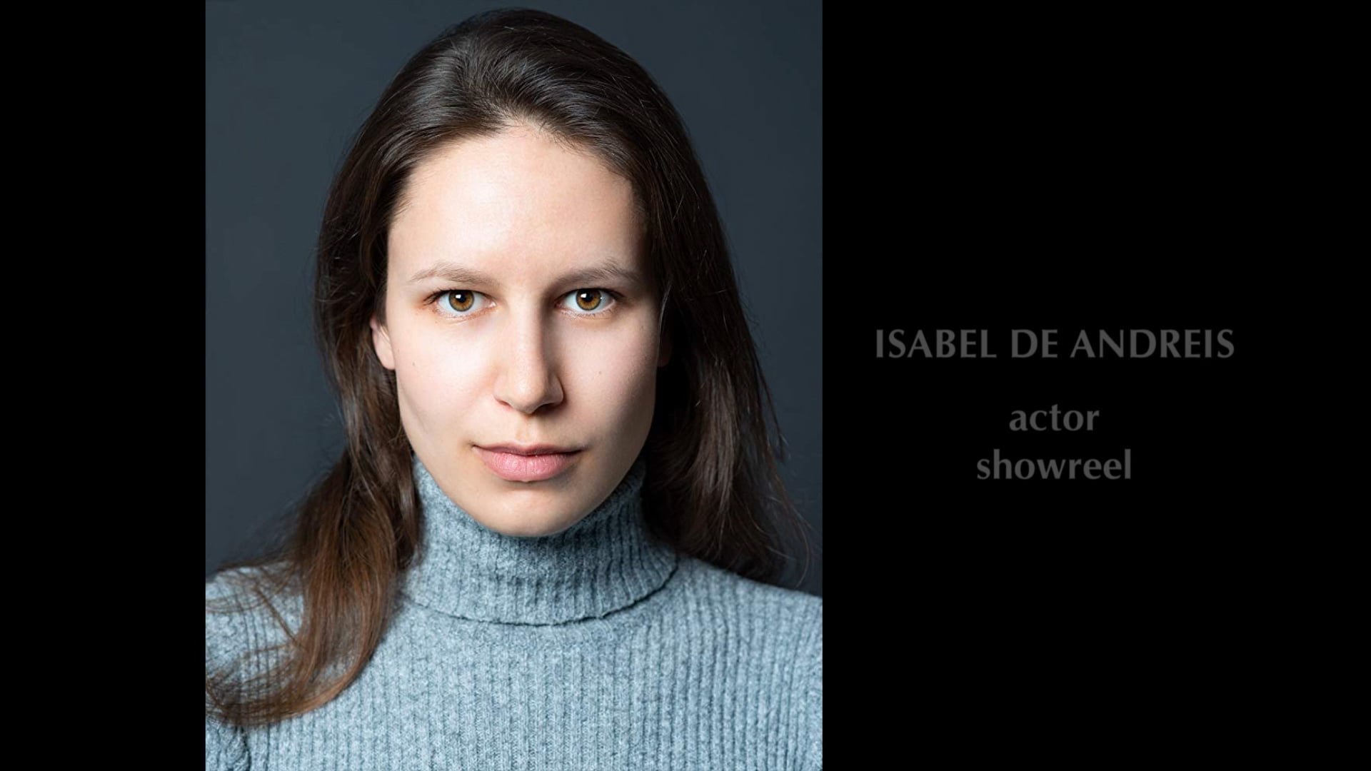 Isabel de Andreis - Actor Showreel 2023 on Vimeo