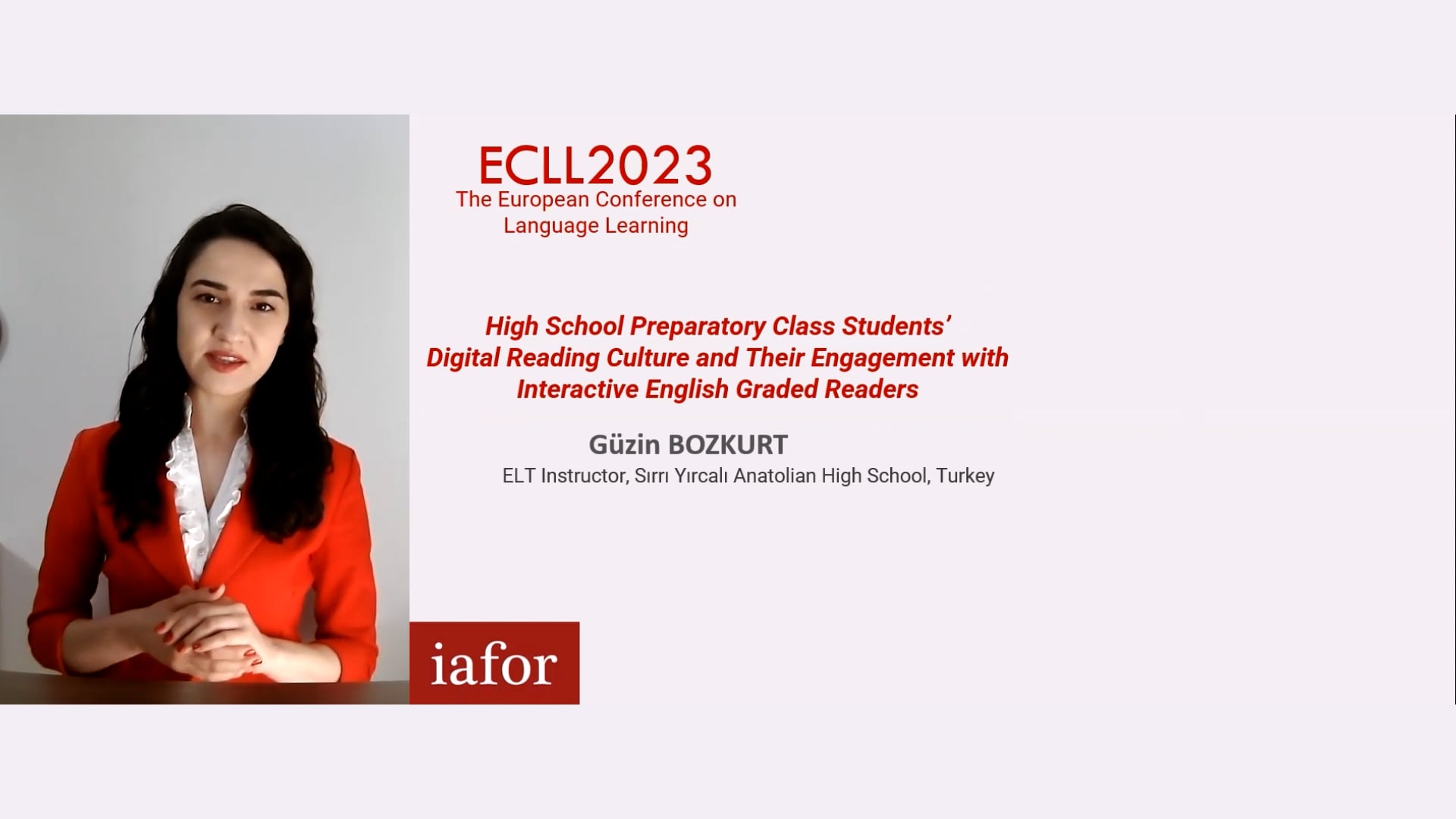 High School Preparatory Class Students' Digital Reading Culture on Vimeo