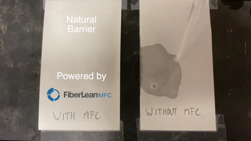 Natural Barrier technology with FiberLean MFC on Vimeo