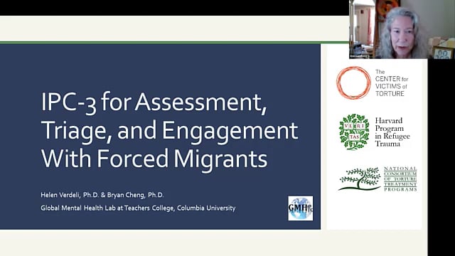 IPC-3 for Assessment, Triage, and Engagement with Forced Migrants on Vimeo