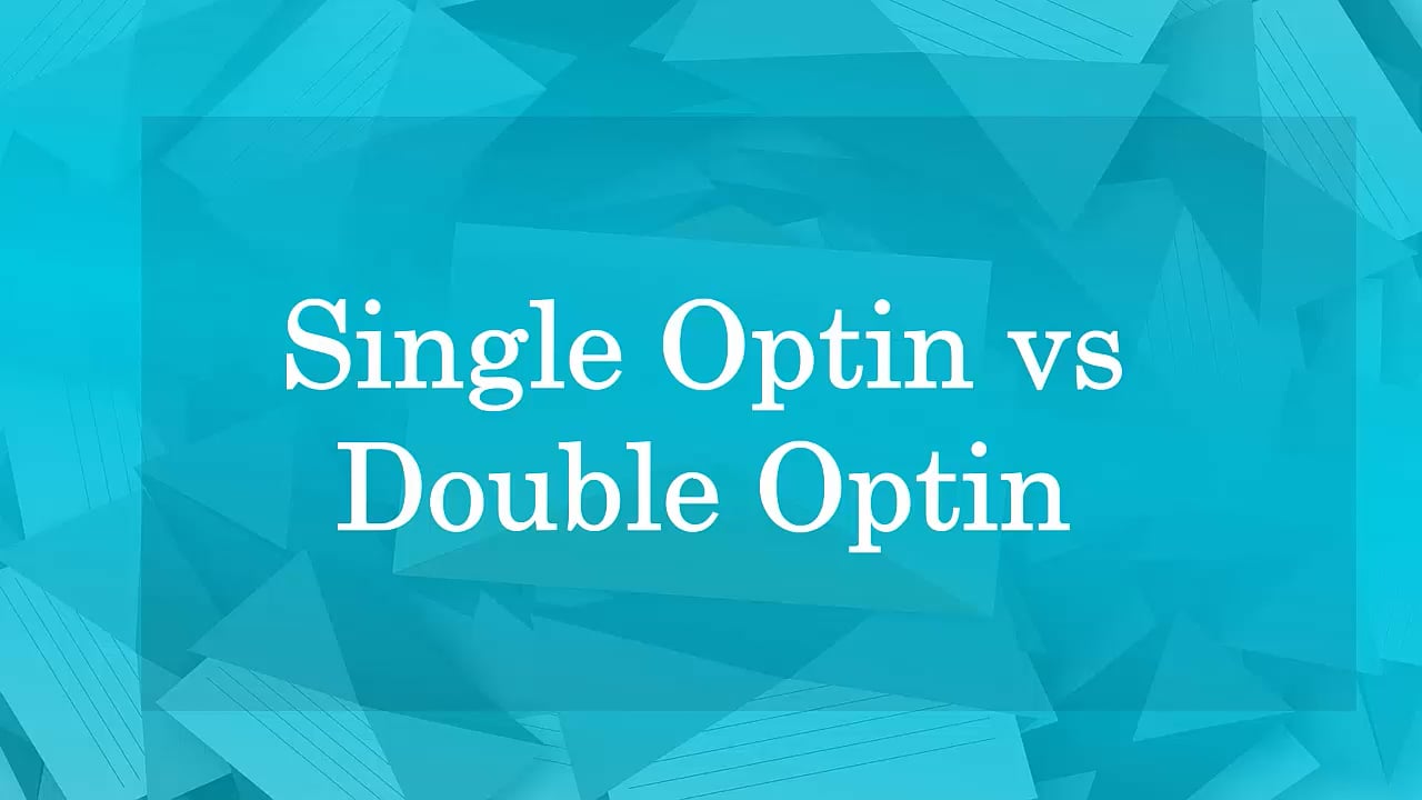 Single Optin VS Double Optin on Vimeo
