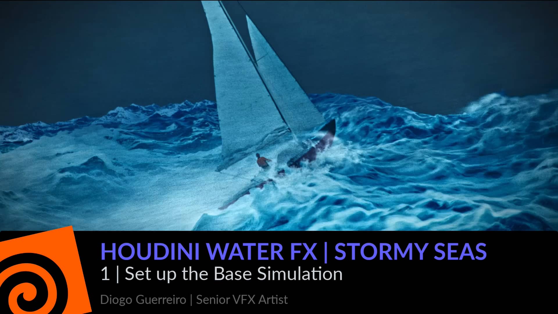 Houdini Water FX | Stormy Seas | 1 | Base Simulation on Vimeo