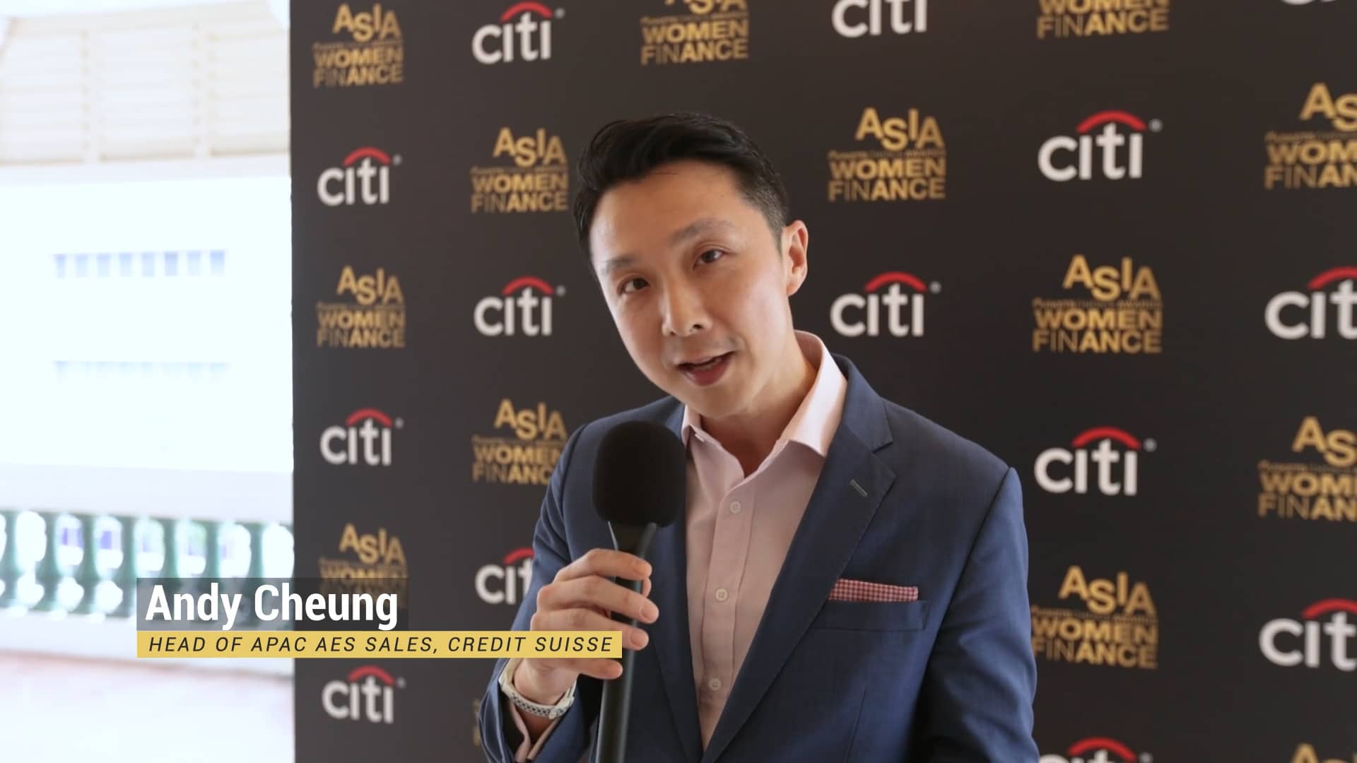 Credit Suisse's Andy Cheung on Women in Finance Awards Asia on Vimeo