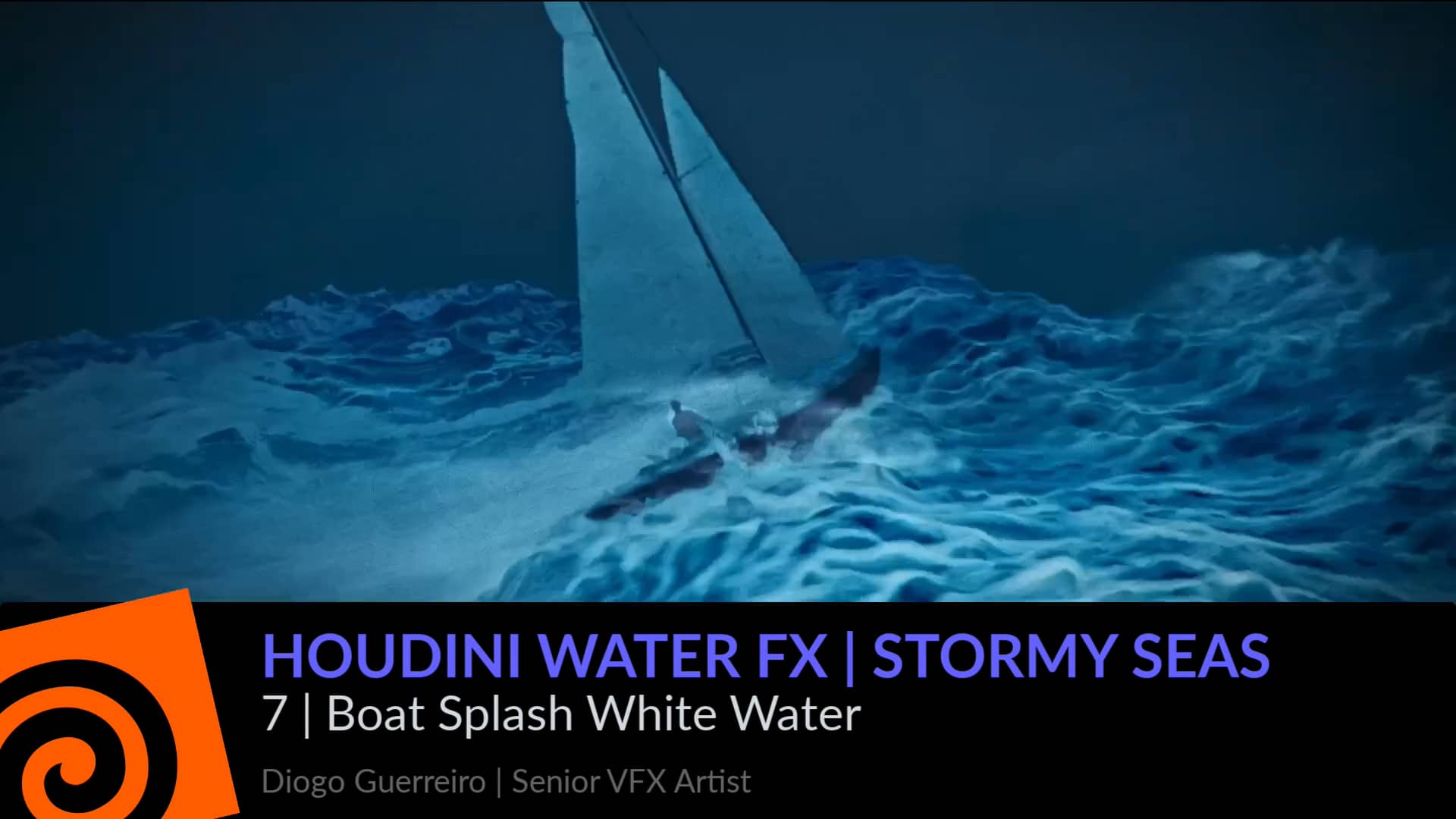 Houdini Water FX | Stormy Seas | 7 | Boat Splash White Water on Vimeo