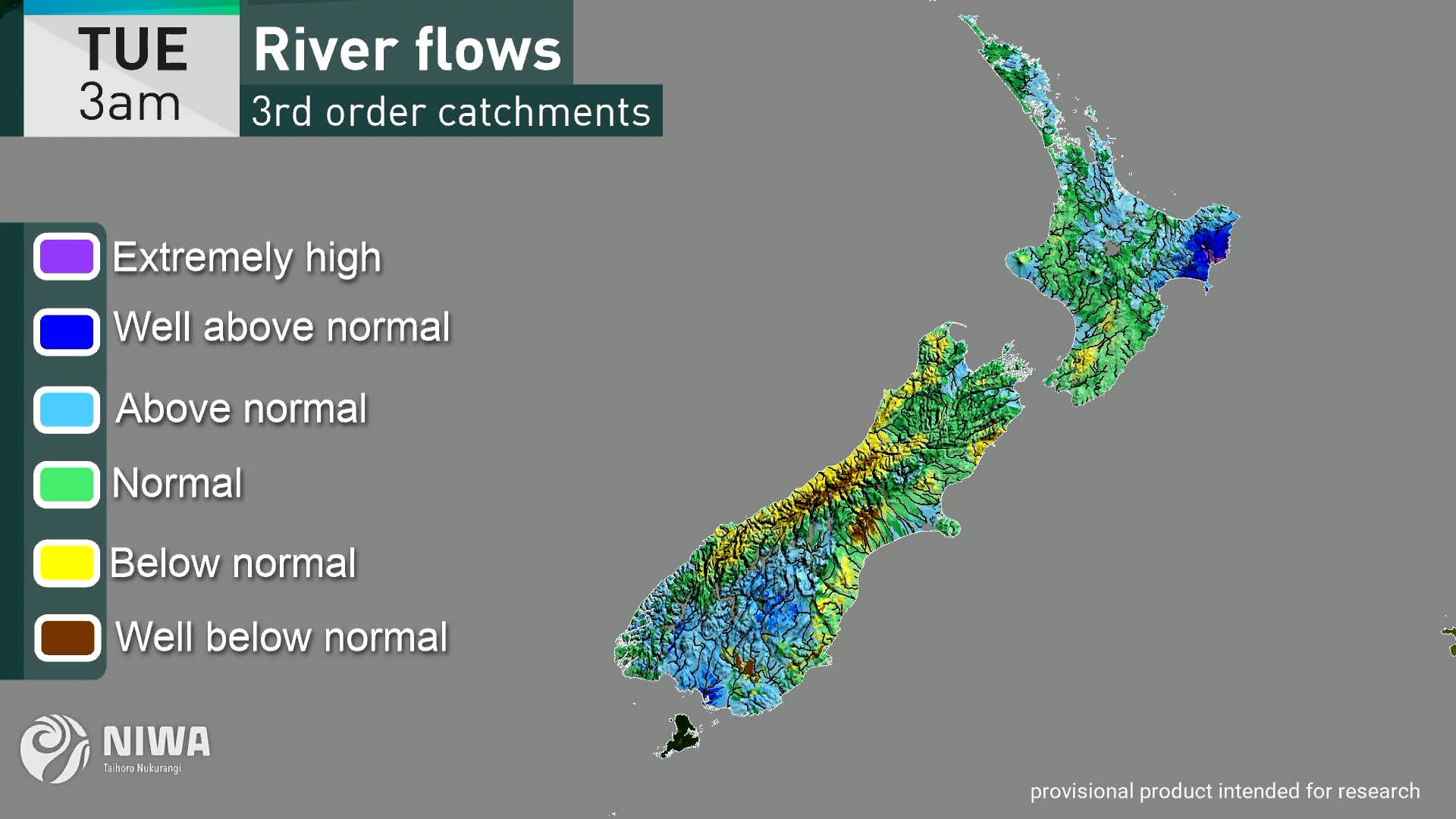 Latest river flow forecast on Vimeo