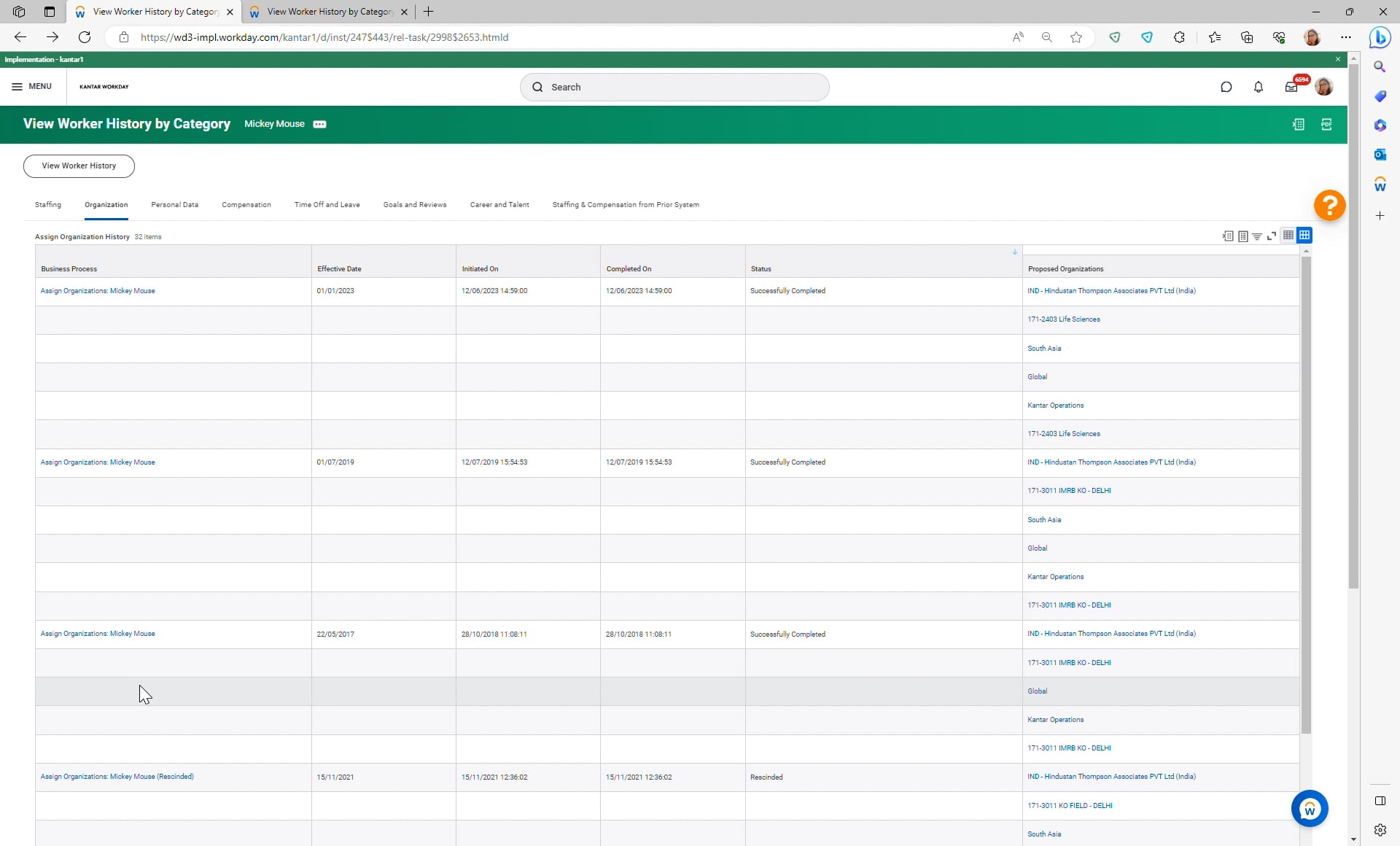 View Worker History by Category - Workday and 1 more page - Work ...