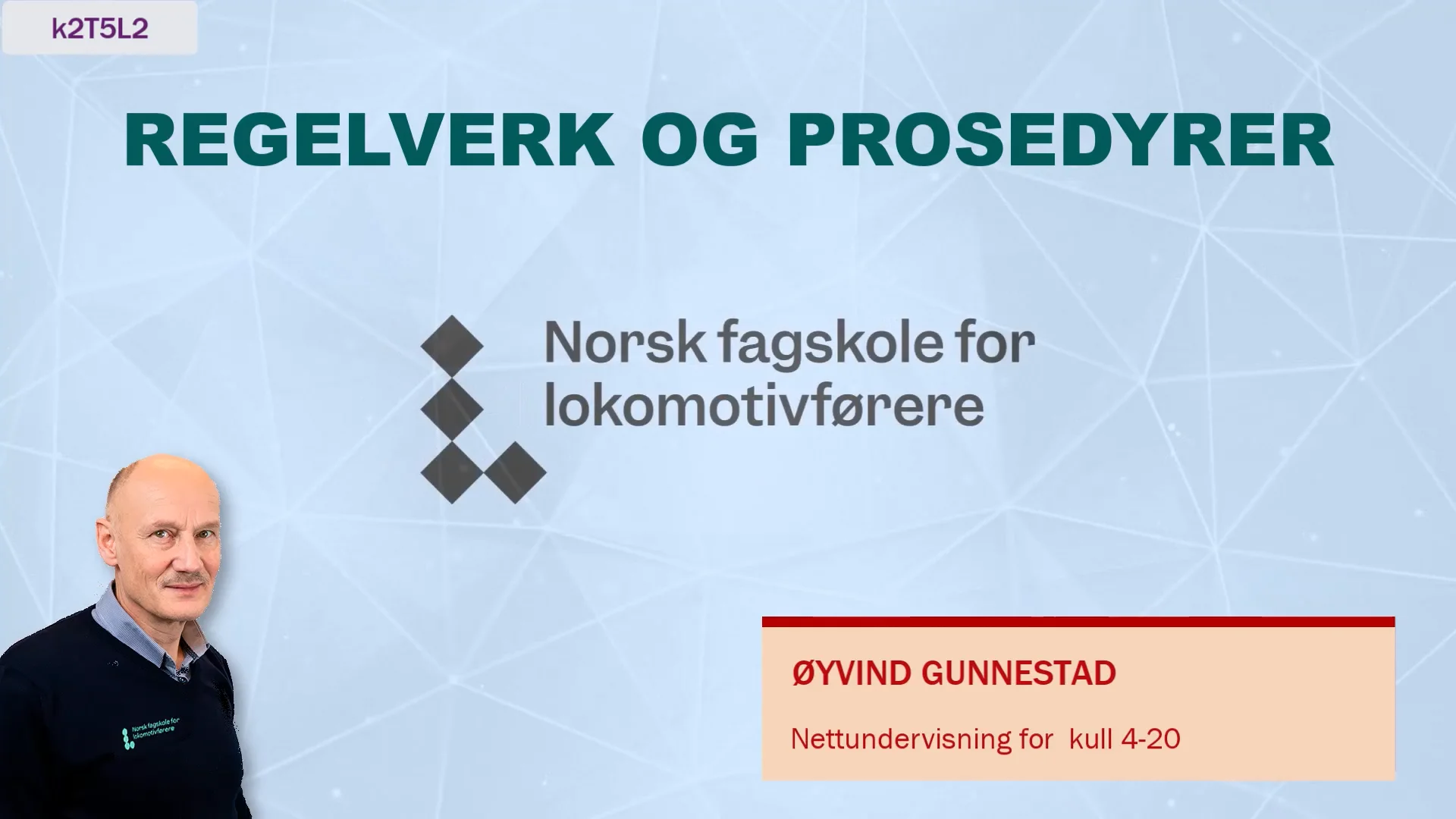 Del 2 - Trykkluft - Regelverk og prosedyrer on Vimeo