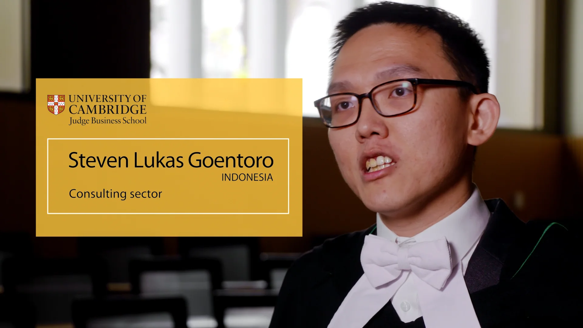 A consulting career with the Cambridge MBA - Steven Lukas Goentoro ...