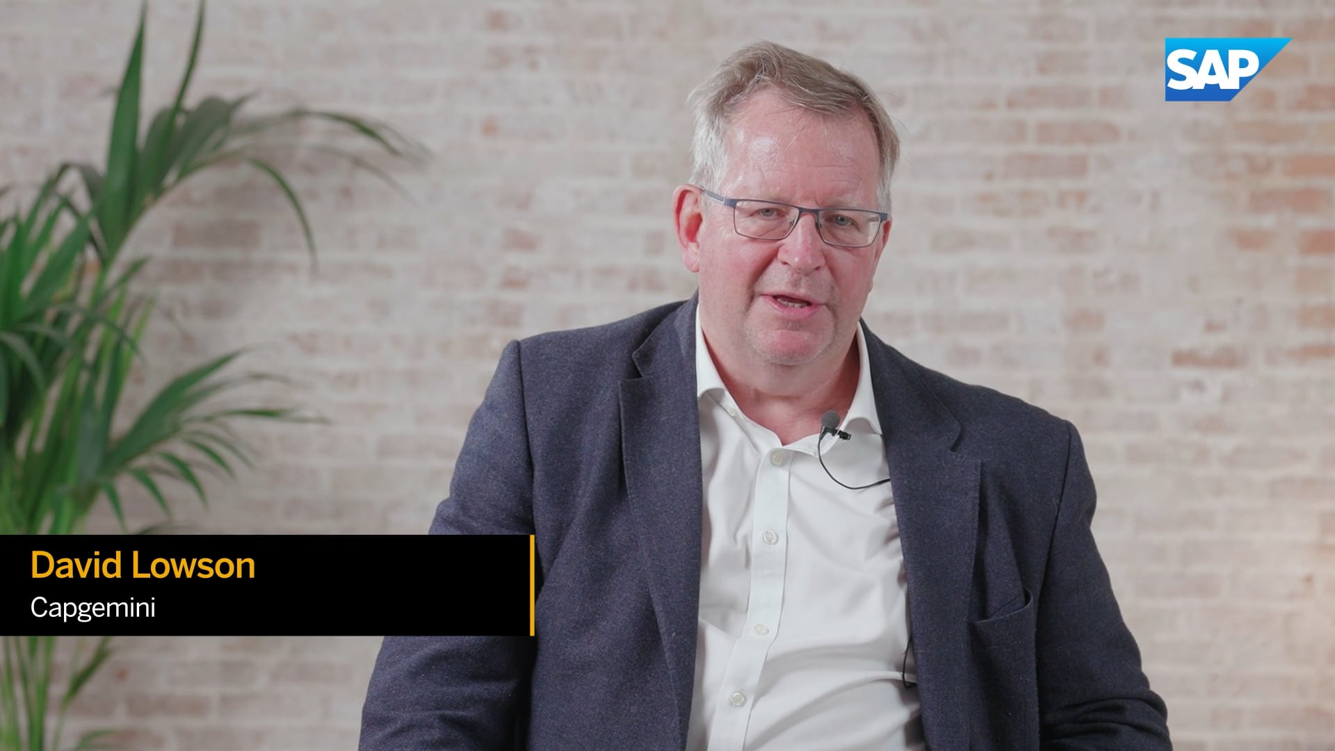 SAP Partner Excellence Awards David Lowson, Capgemini on Vimeo