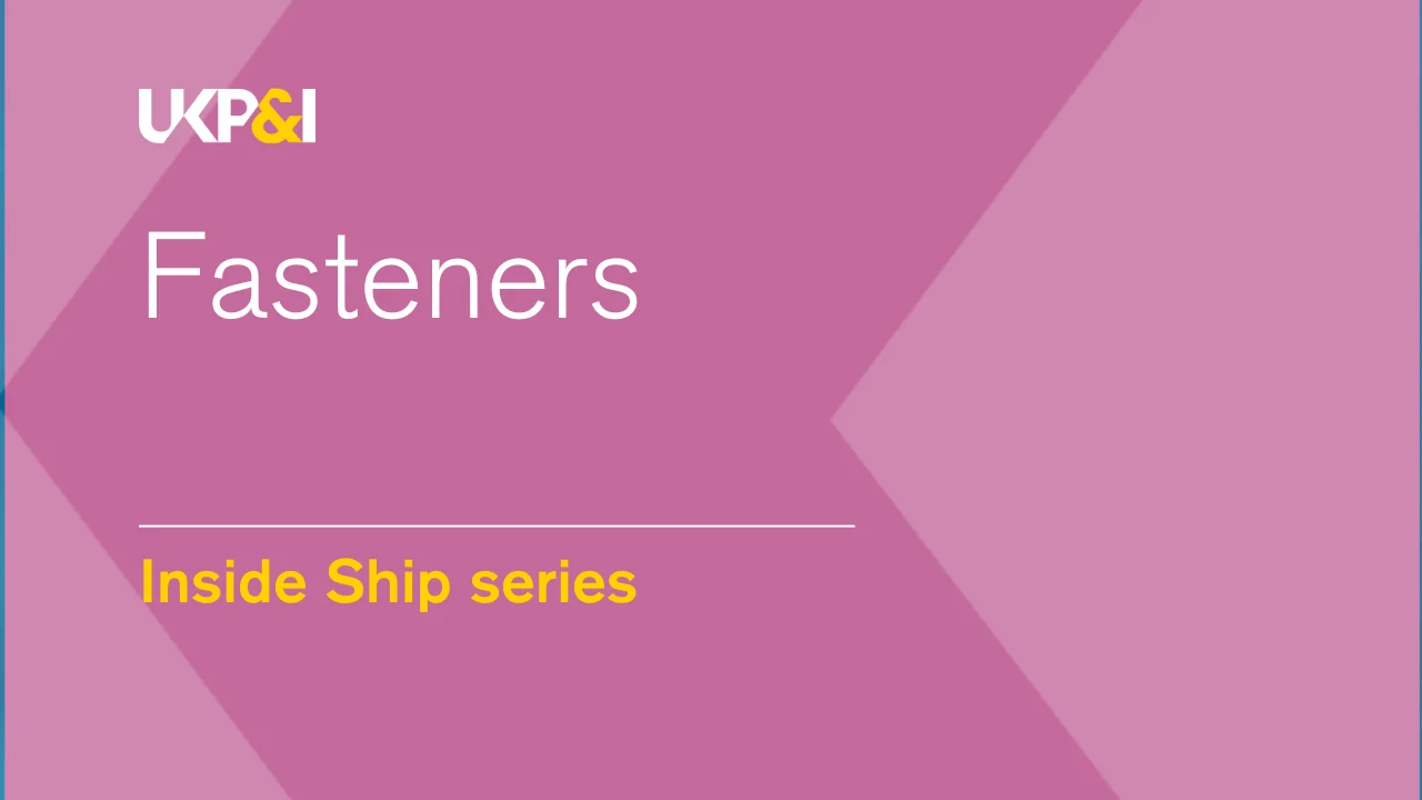 Inside Ship: Fasteners