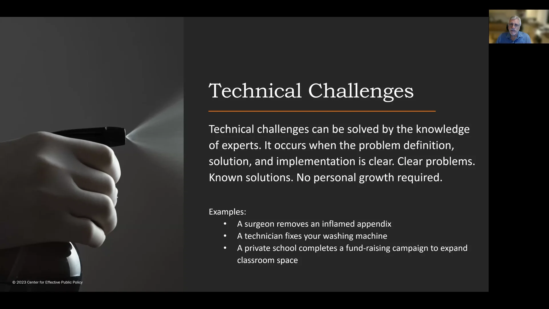Technical vs. Adaptive Challenges on Vimeo