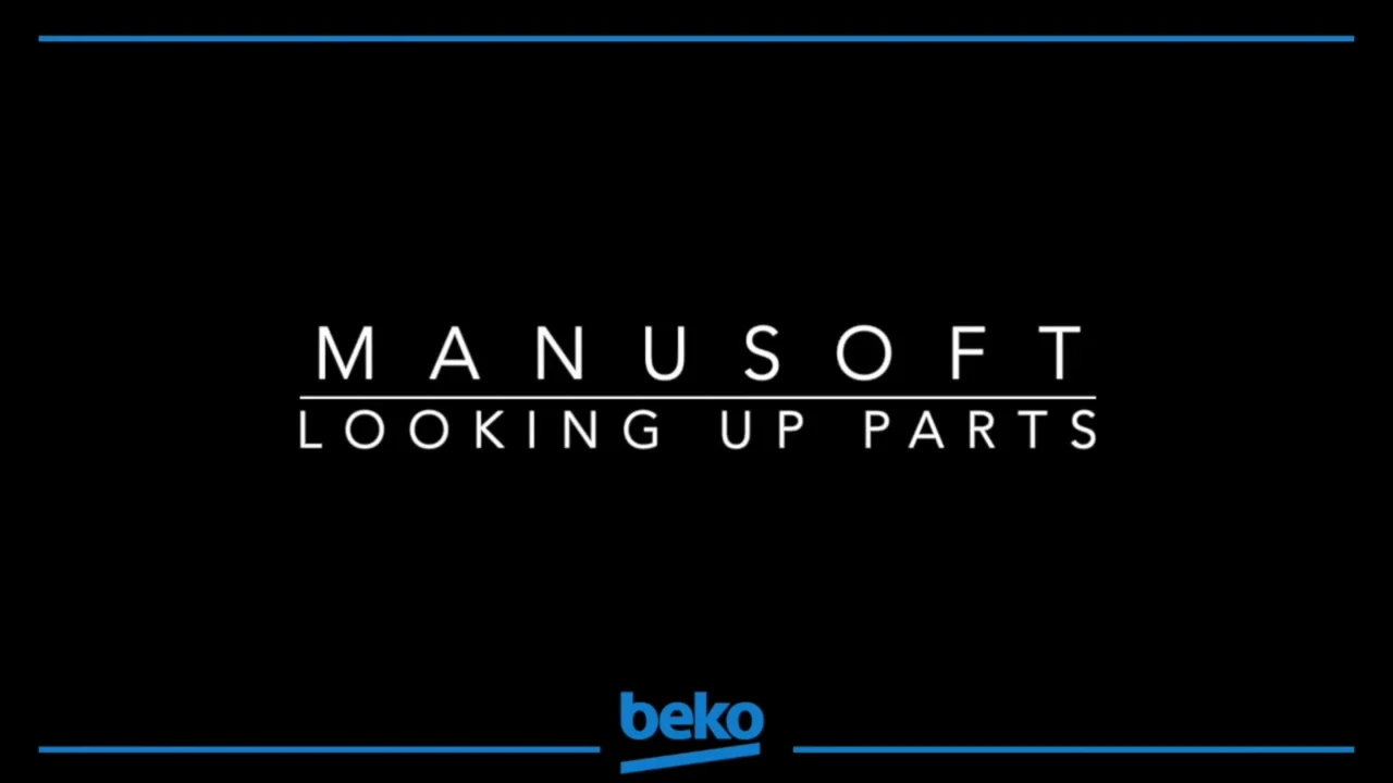 Beko Technical Training Videos - ManuSoft - Looking Up Parts on Vimeo