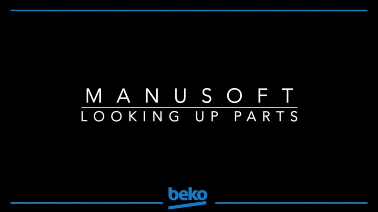 Beko Technical Training Videos - ManuSoft - Looking Up Parts on Vimeo