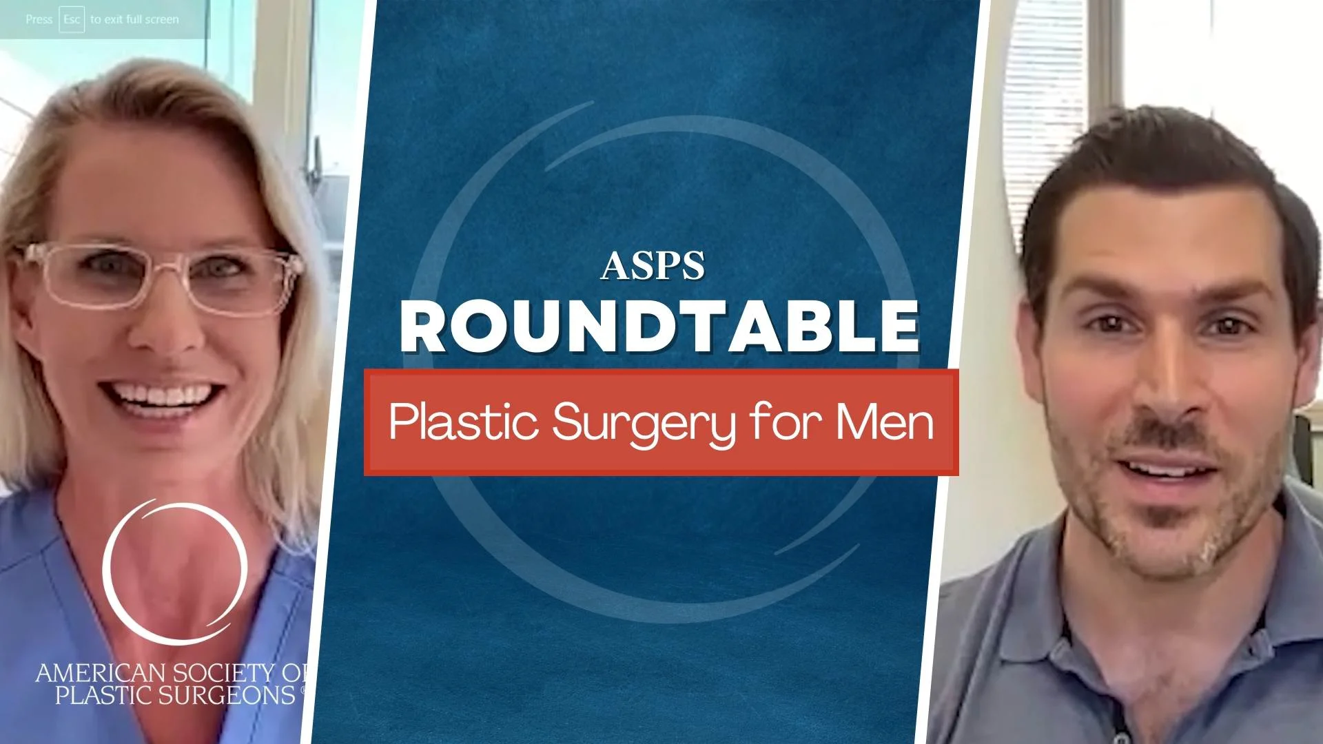 ASPS Roundtable: Plastic Surgery for Men on Vimeo