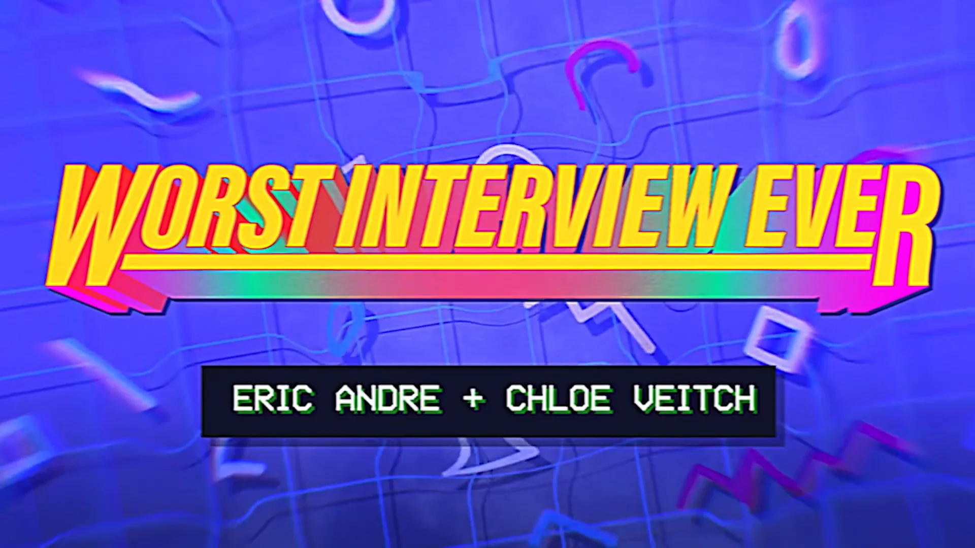 Worst Interview Ever - Eric Andre and Chloe Veitch on Vimeo