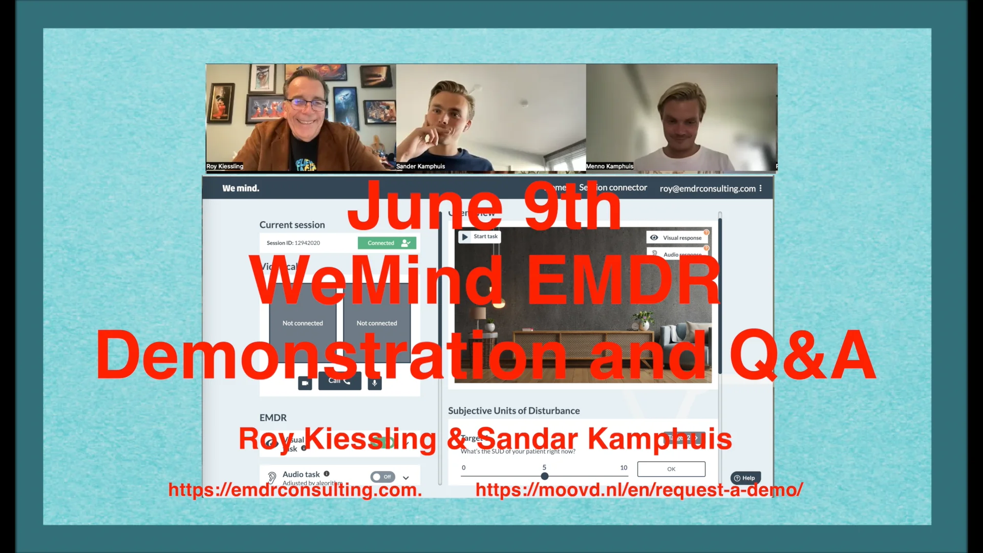 WeMind EMDR Demo and Q&A - WeMind EMDR Q&A on Vimeo