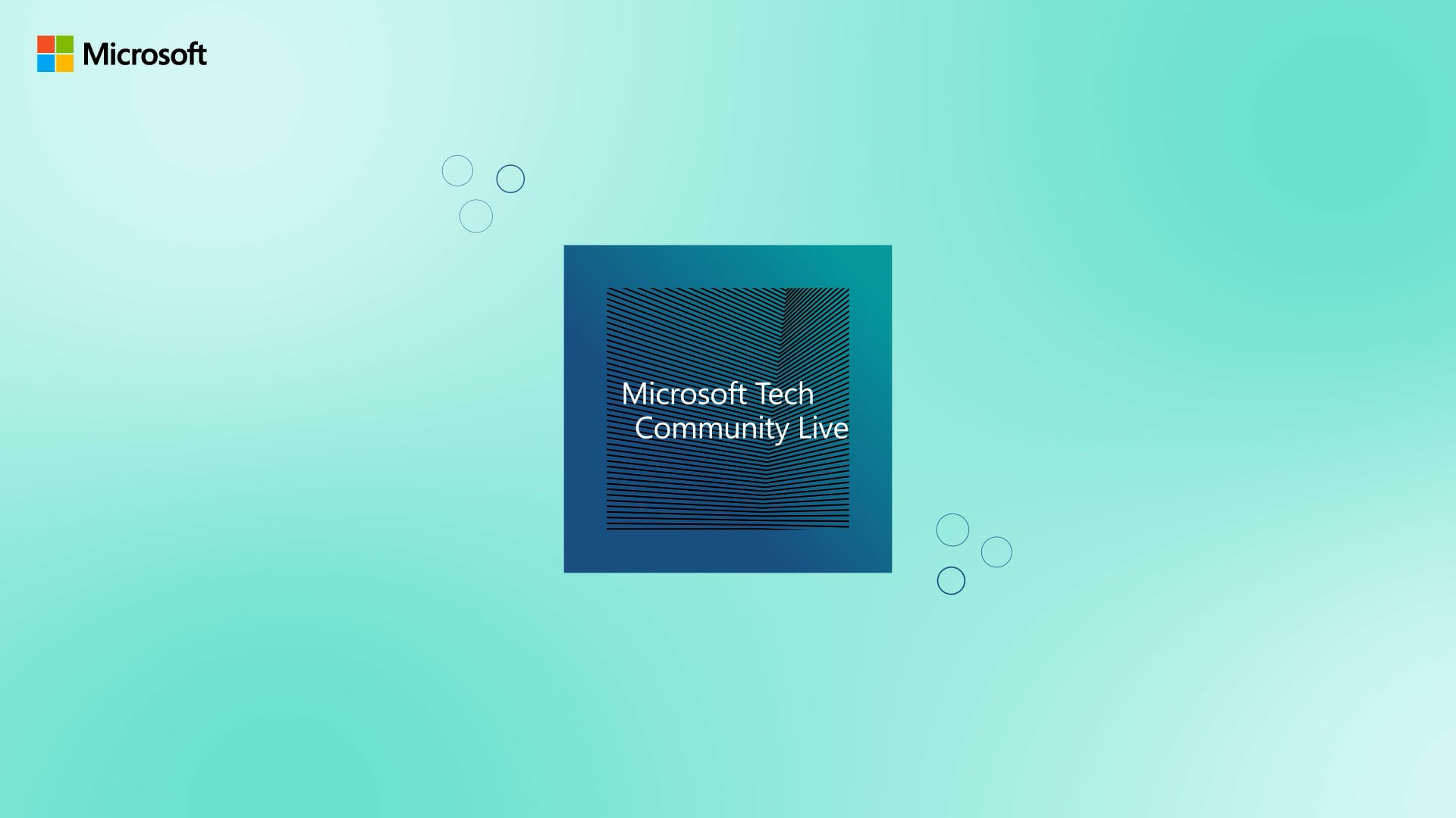 Microsoft Tech Community Live title sequence on Vimeo