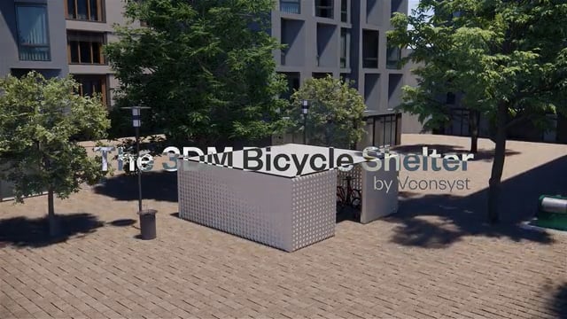 3DM Bicycle Shelter Movie by Nikolas Barrera Parisakis on Vimeo