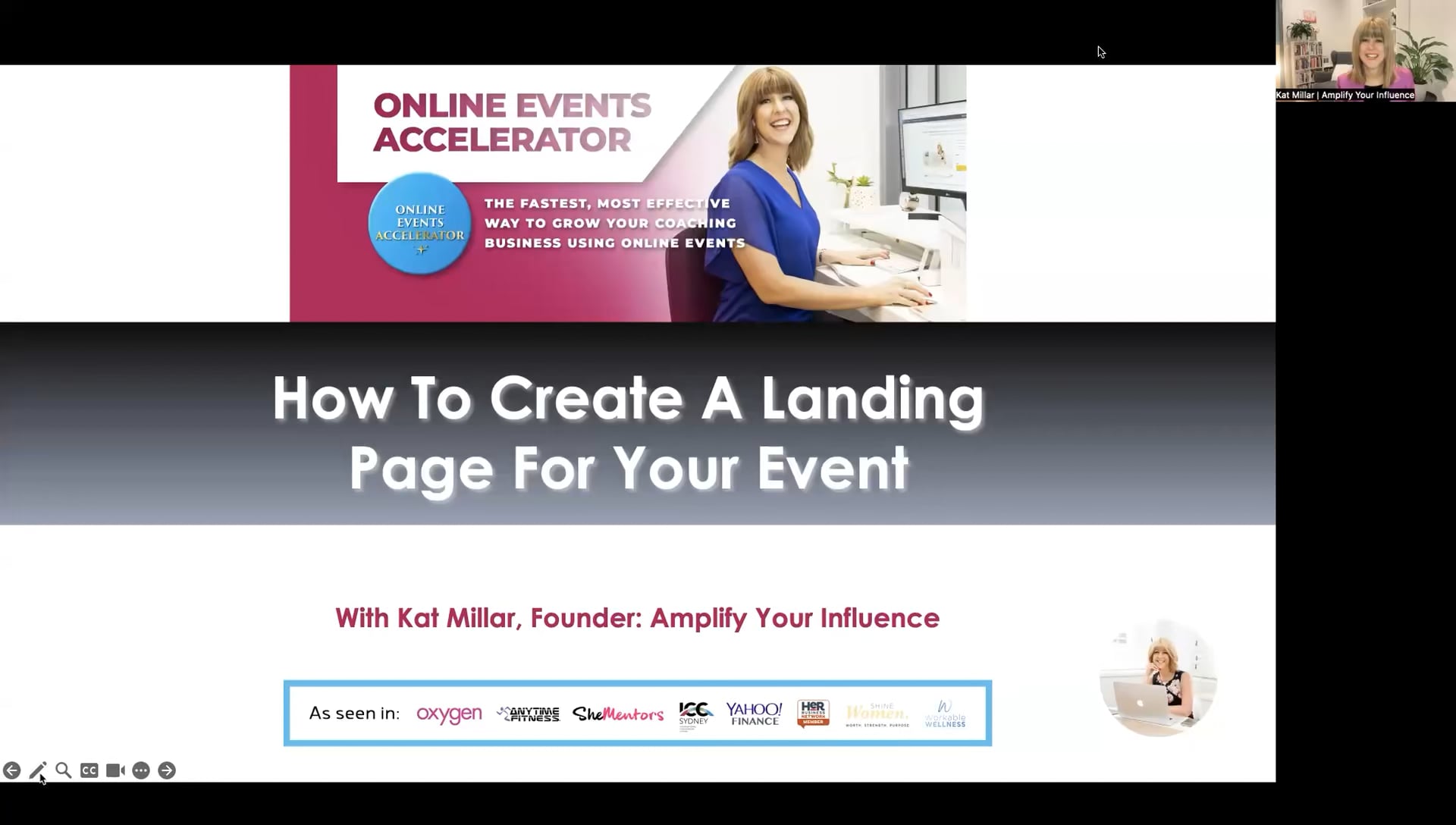 How To Create a Landing Page For Your Event - Mastermind Session 14.6. ...