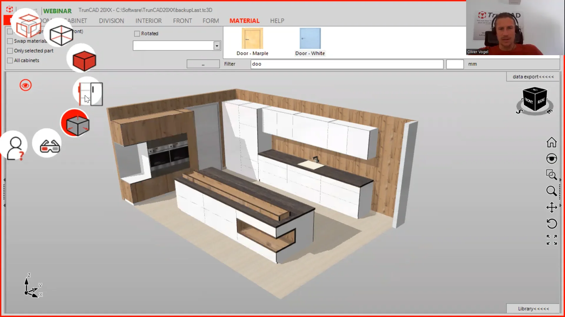 Webinar Modern kitchen with island on Vimeo