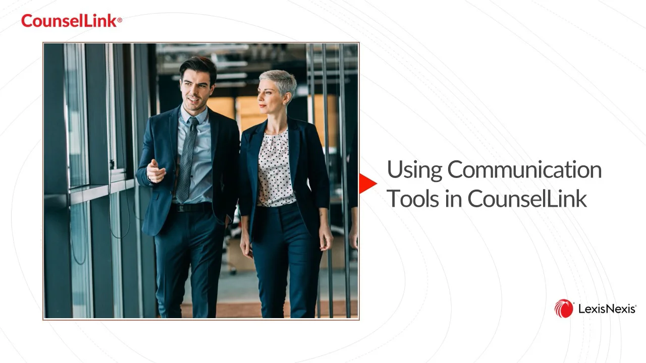 Using Communication Tools in CounselLink