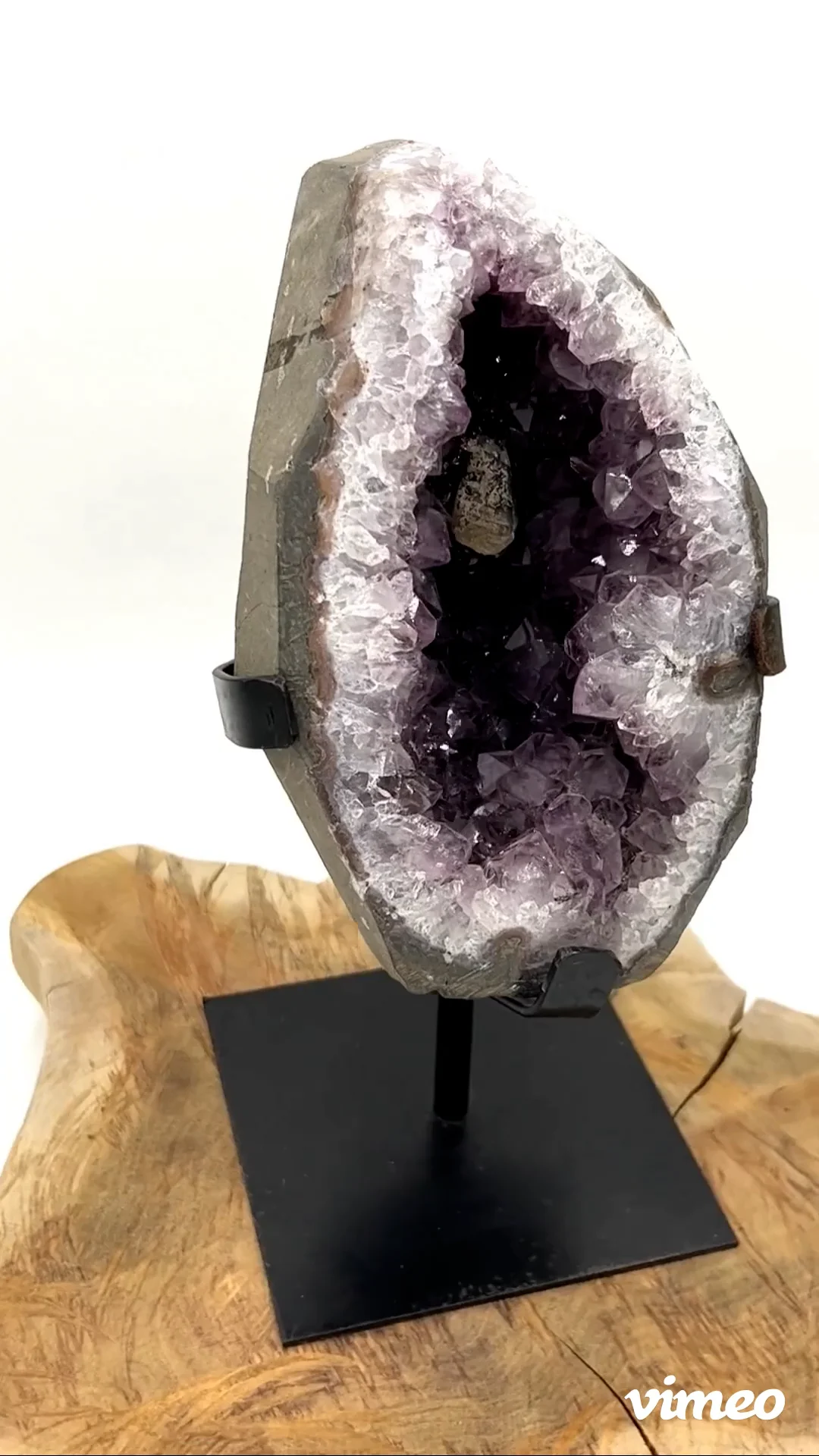 Amethyst + Stand (10" Total Height)