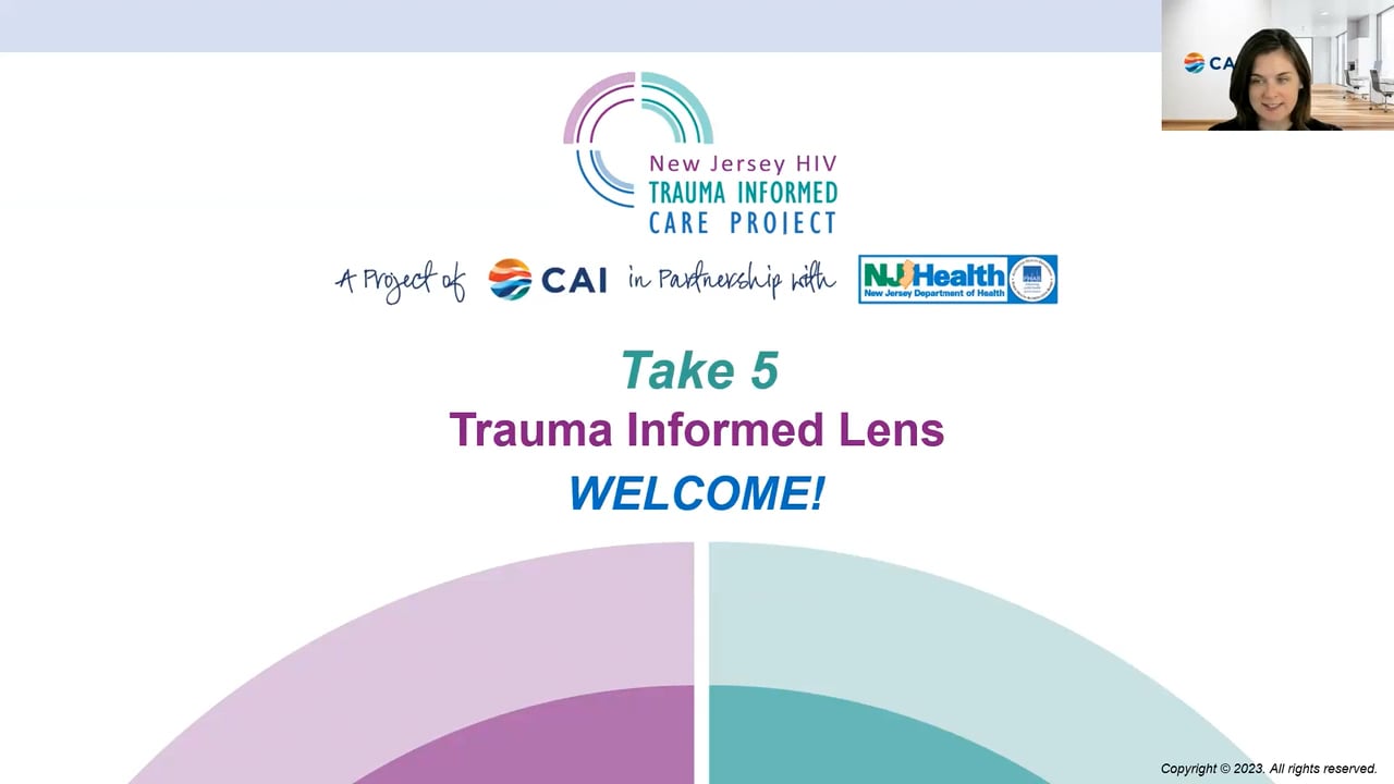 Take 5 - Trauma Informed Lens