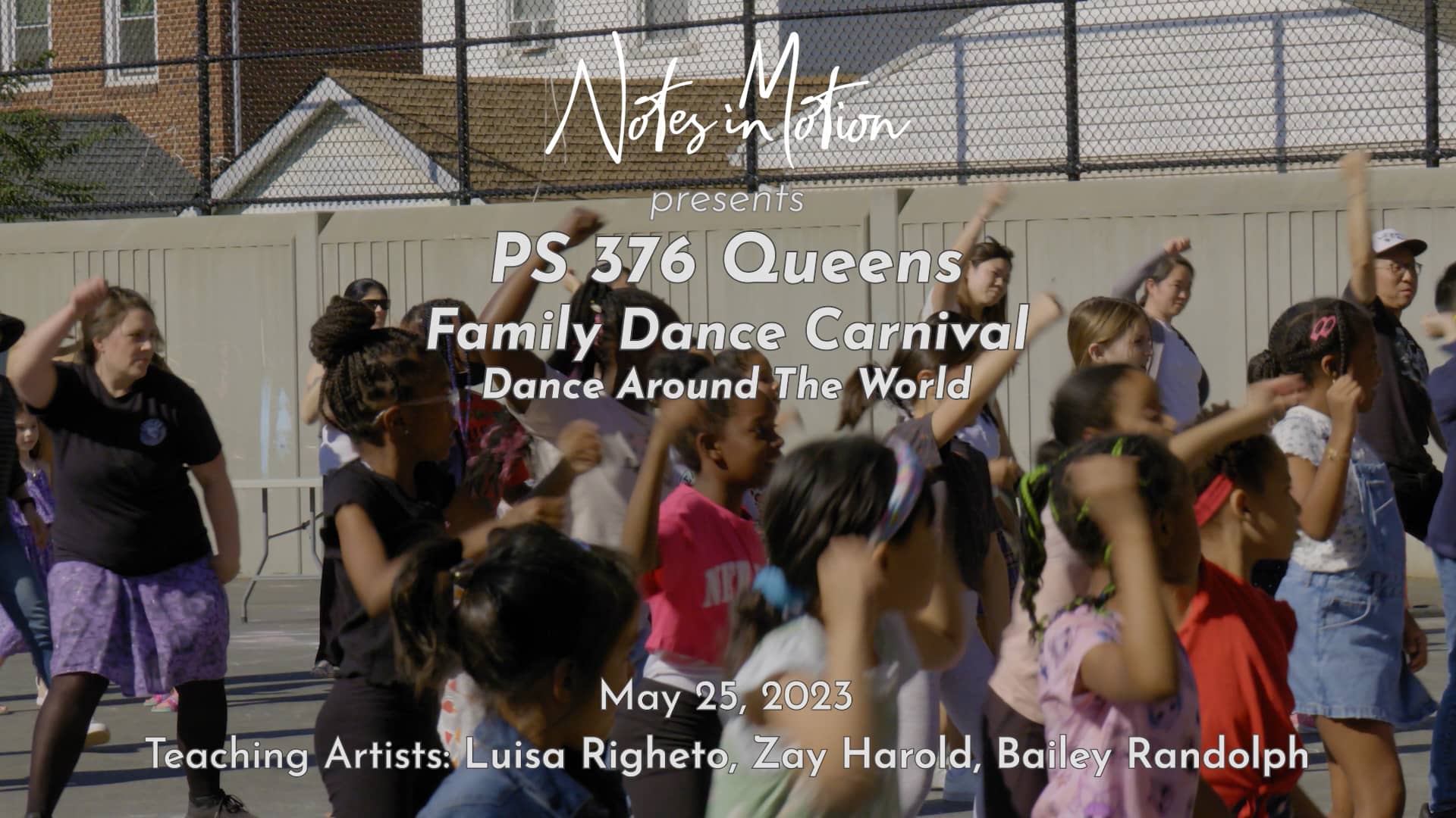 Notes in Motion | PS 376 Queens | Family Dance Carnival: Dance Around ...