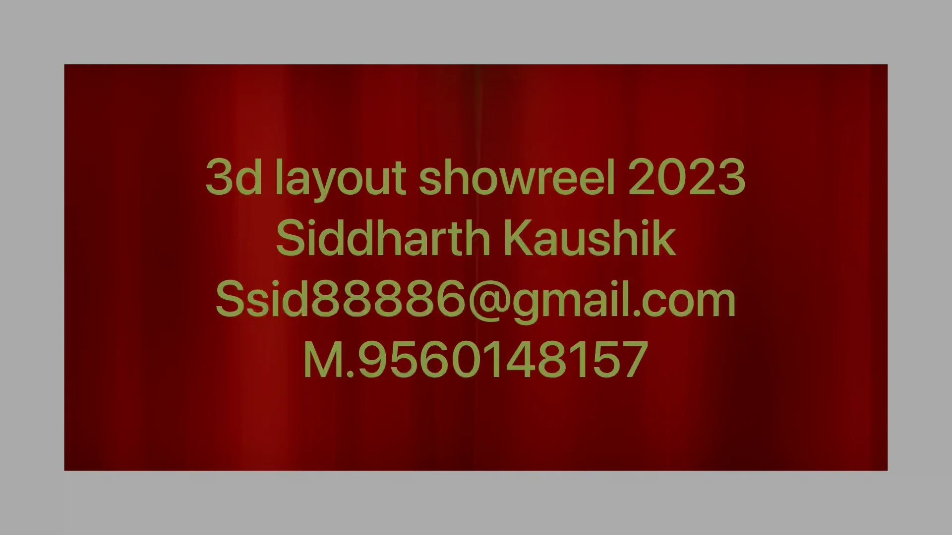 3D Animation and Layout showreel 2023