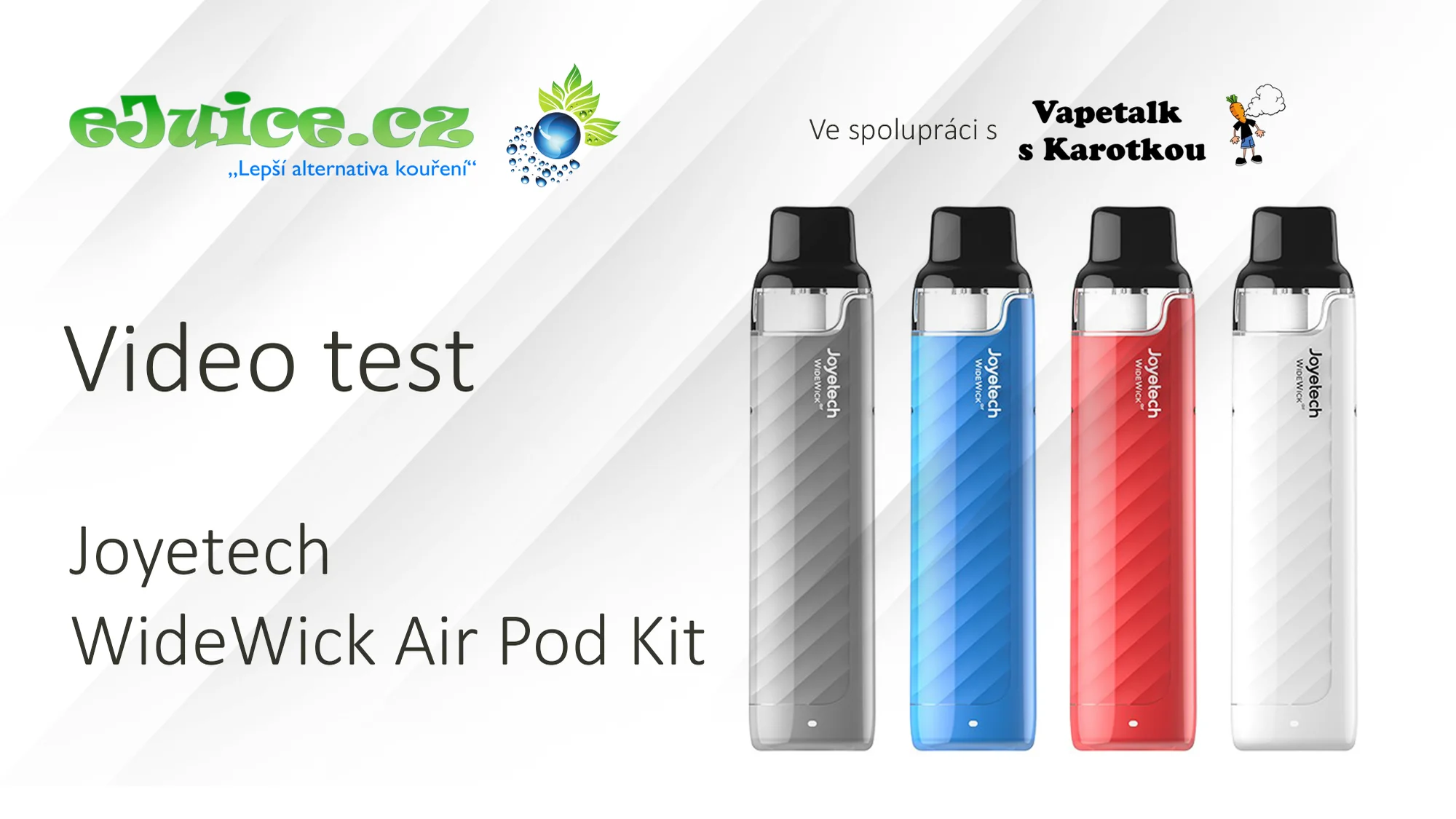 Joyetech WideWick Air Pod Kit - video test (CZ)