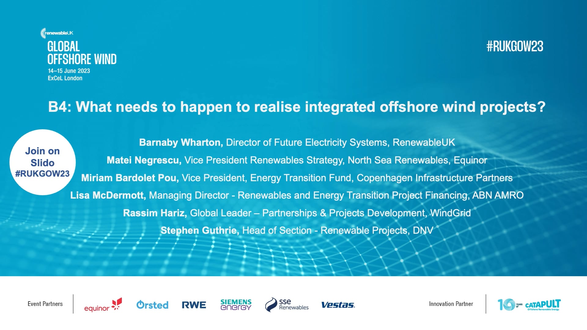B4- What needs to happen to realise integrated offshore wind projects on Vimeo