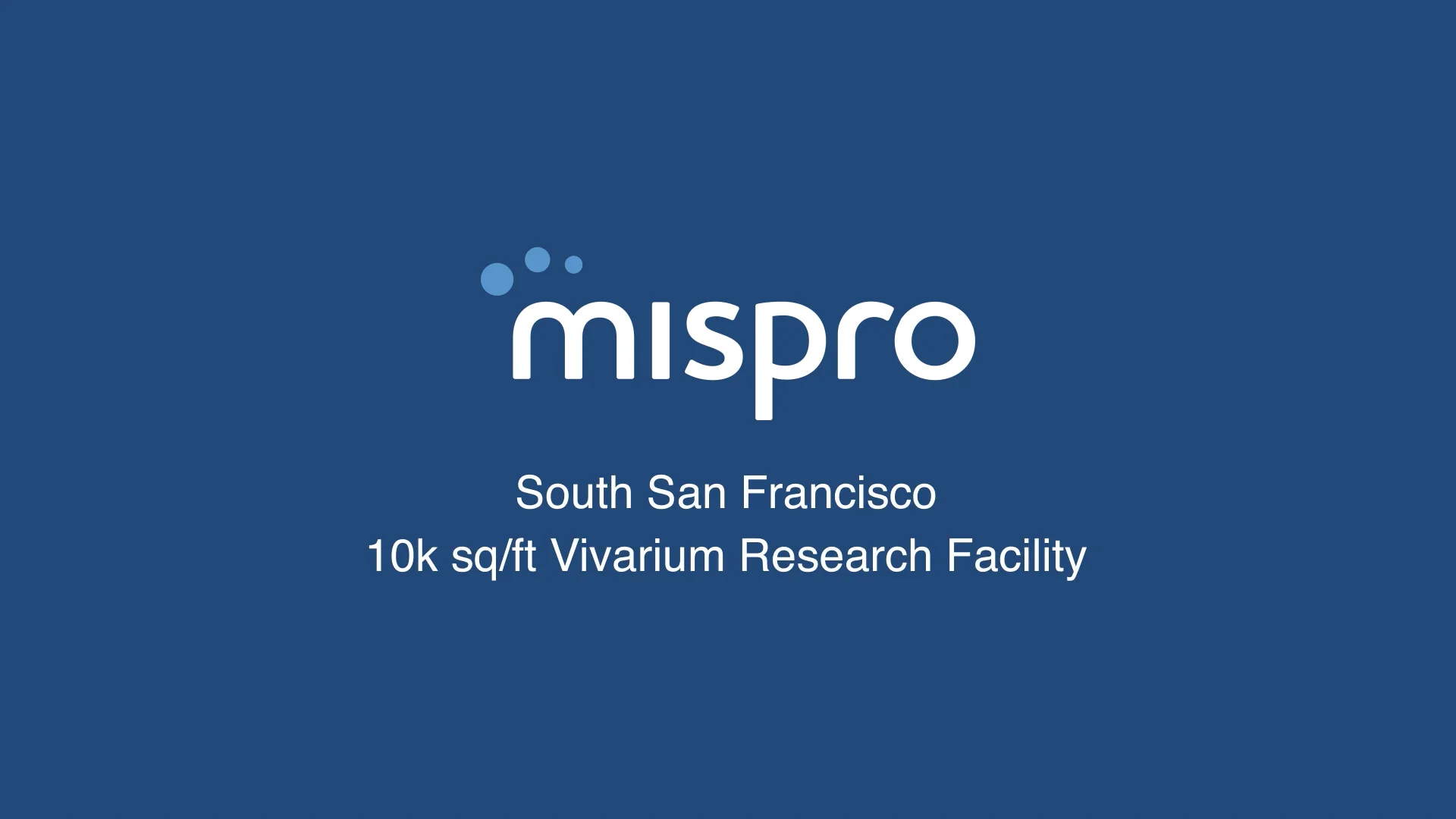 Mispro Virtual Tour of South San Francisco on Vimeo