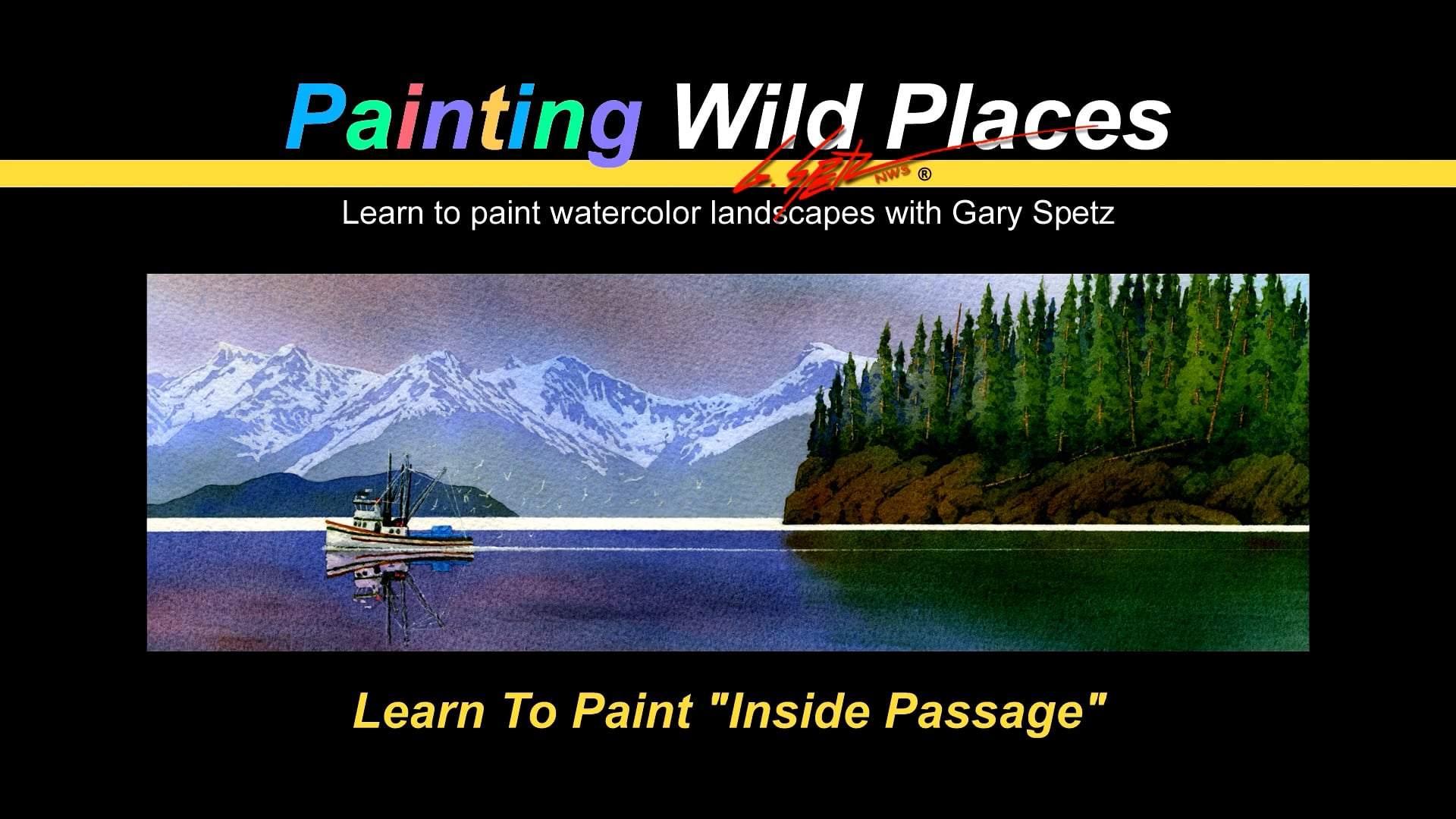Watch Learn To Paint Inside Passage With Watercolors Online | Vimeo On ...