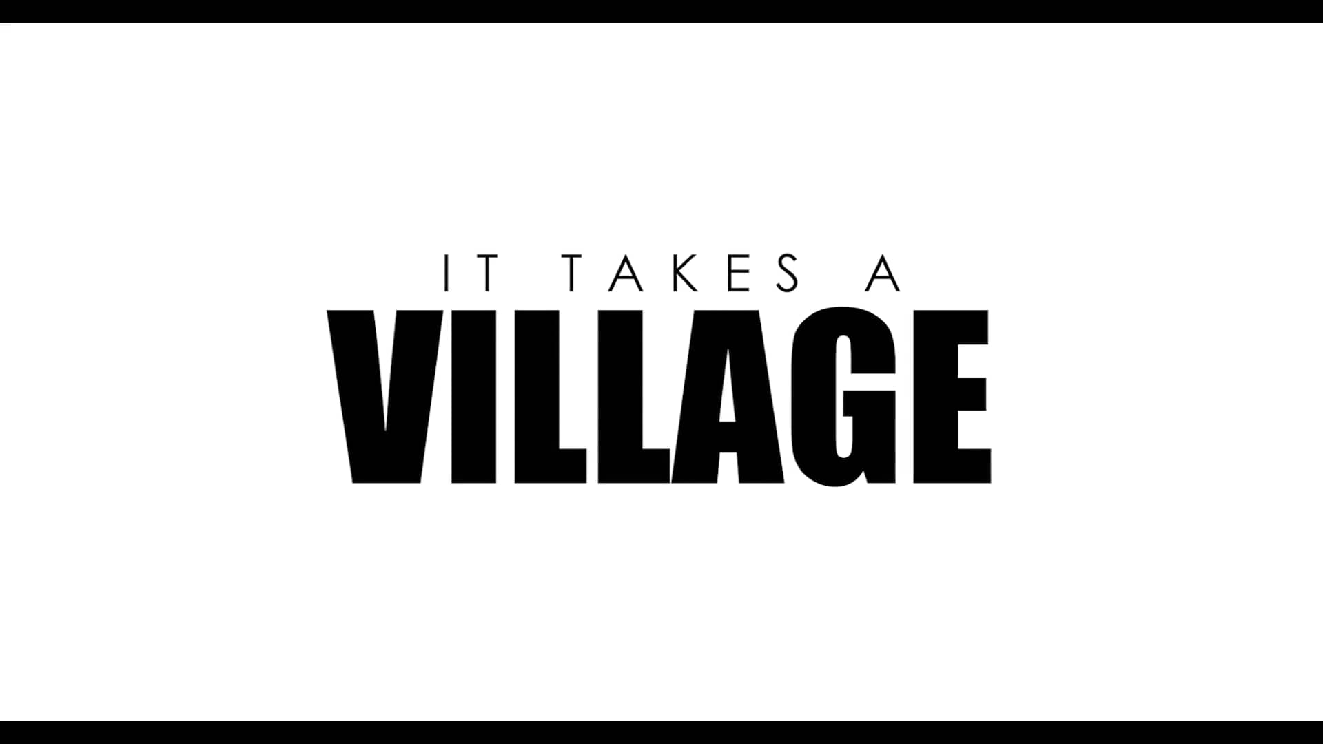 Trailer For It Takes A Village Movie on Vimeo