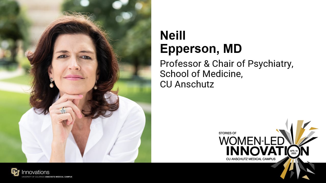 Neill Epperson Stories of Women-Led Innovation at CU Presentation on Vimeo