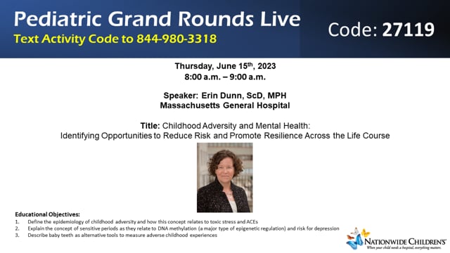 Pediatric Grand Rounds on Vimeo